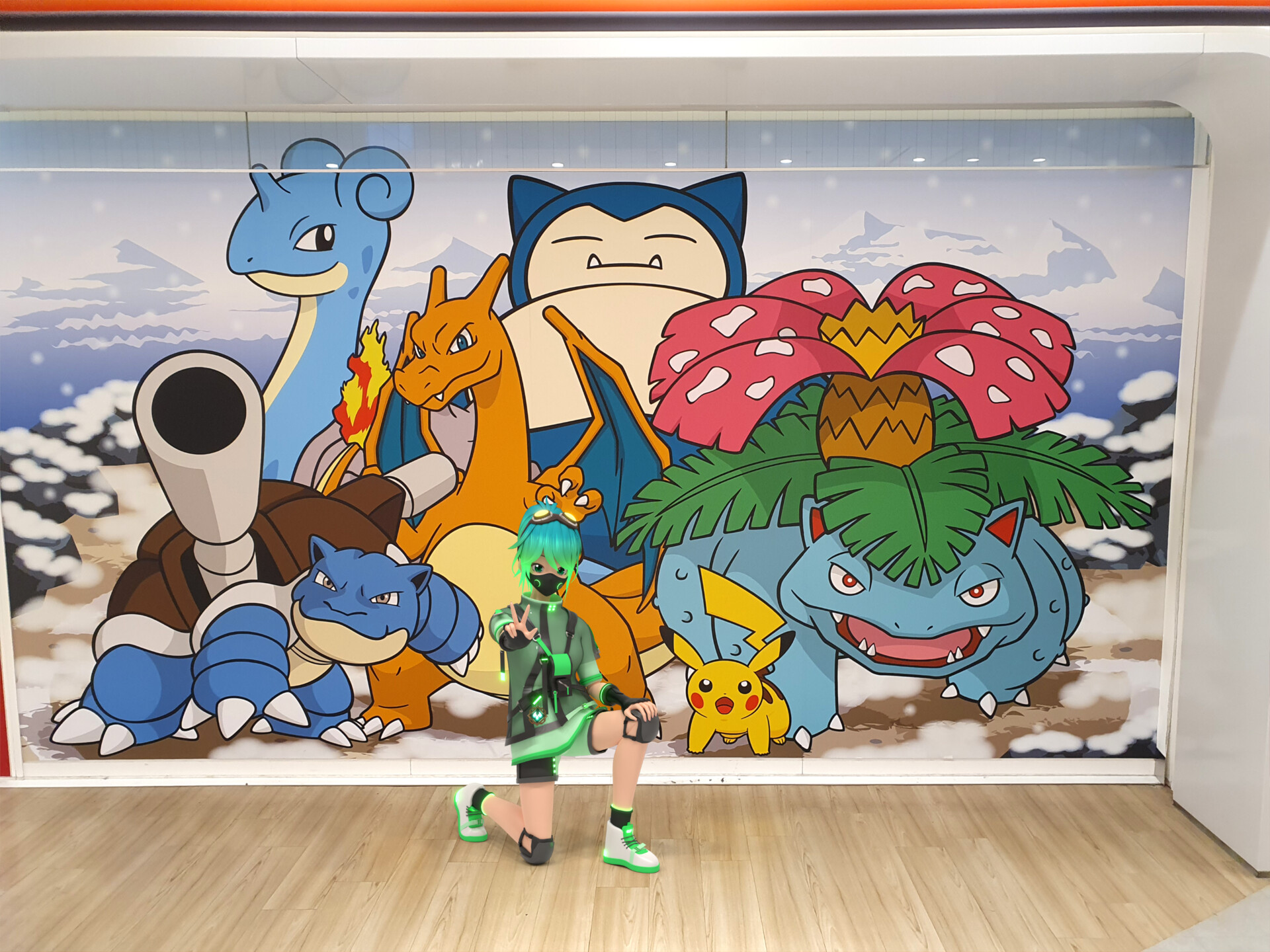 ArtStation - Pokemon Centre Wall - Sunshine City, Ikebukero