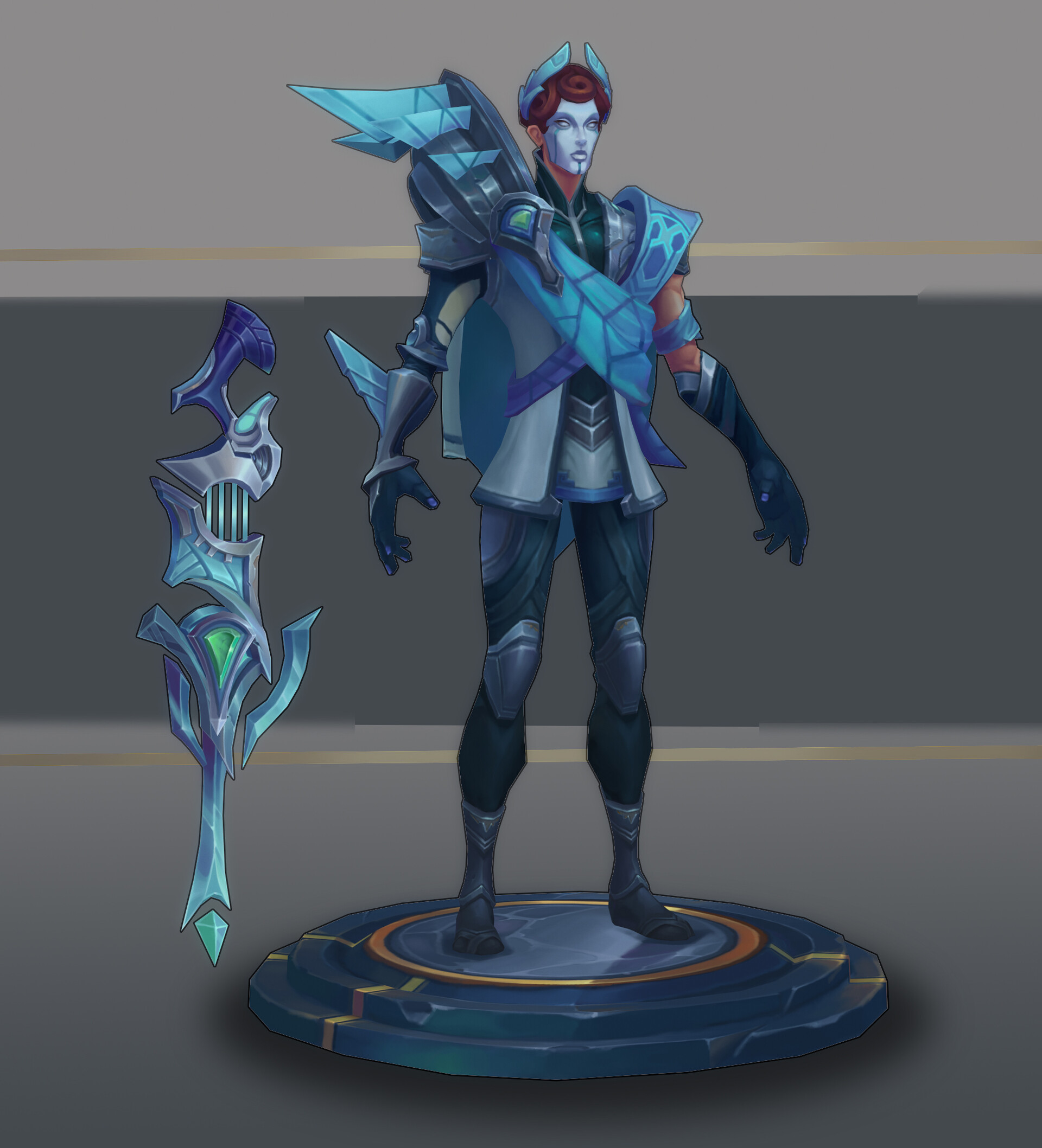 Leo Liu - JHIN ,The Damwon Jhin Skin ( Fan art)