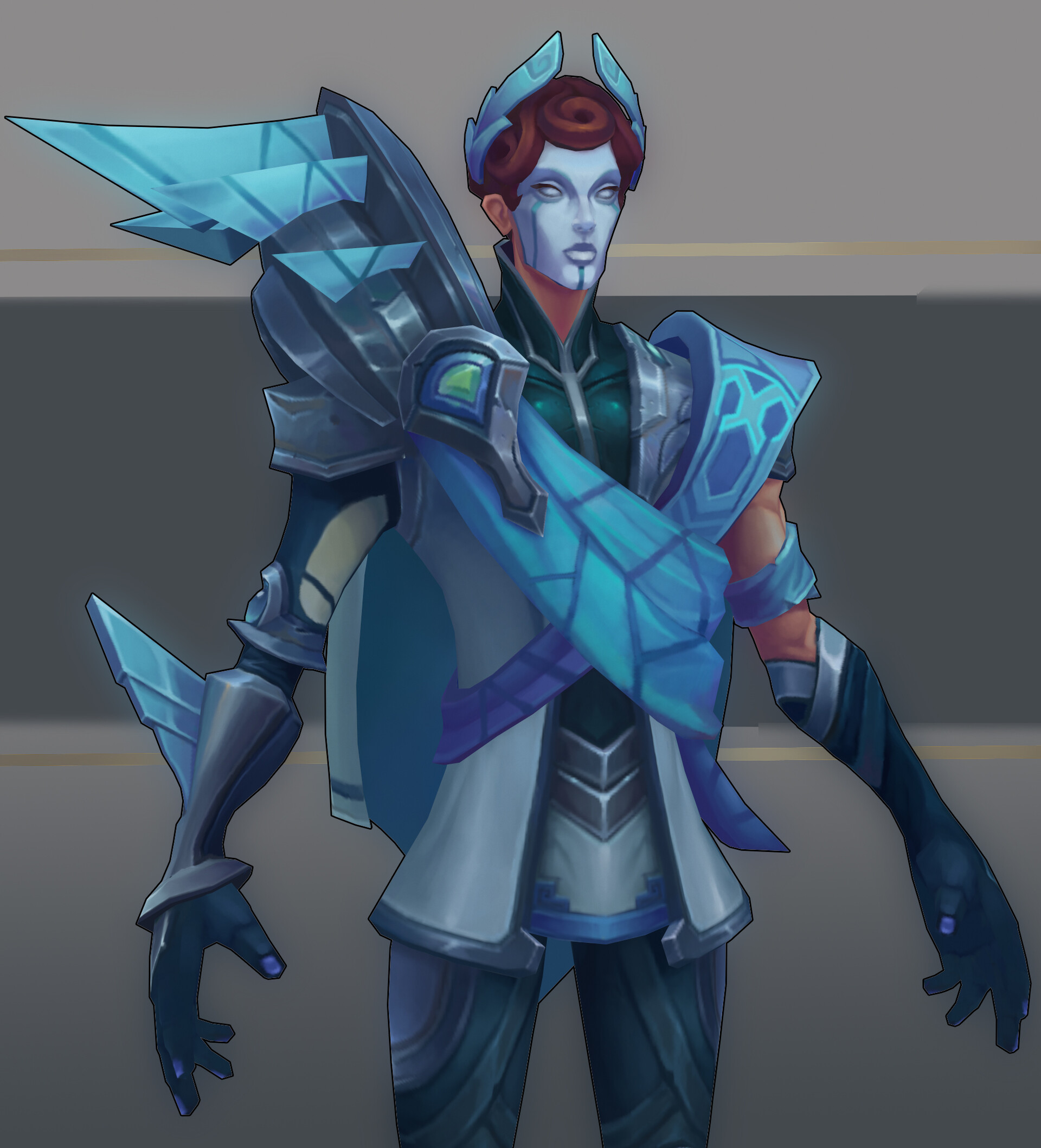 ArtStation - JHIN ,The Damwon Jhin Skin ( Fan art)