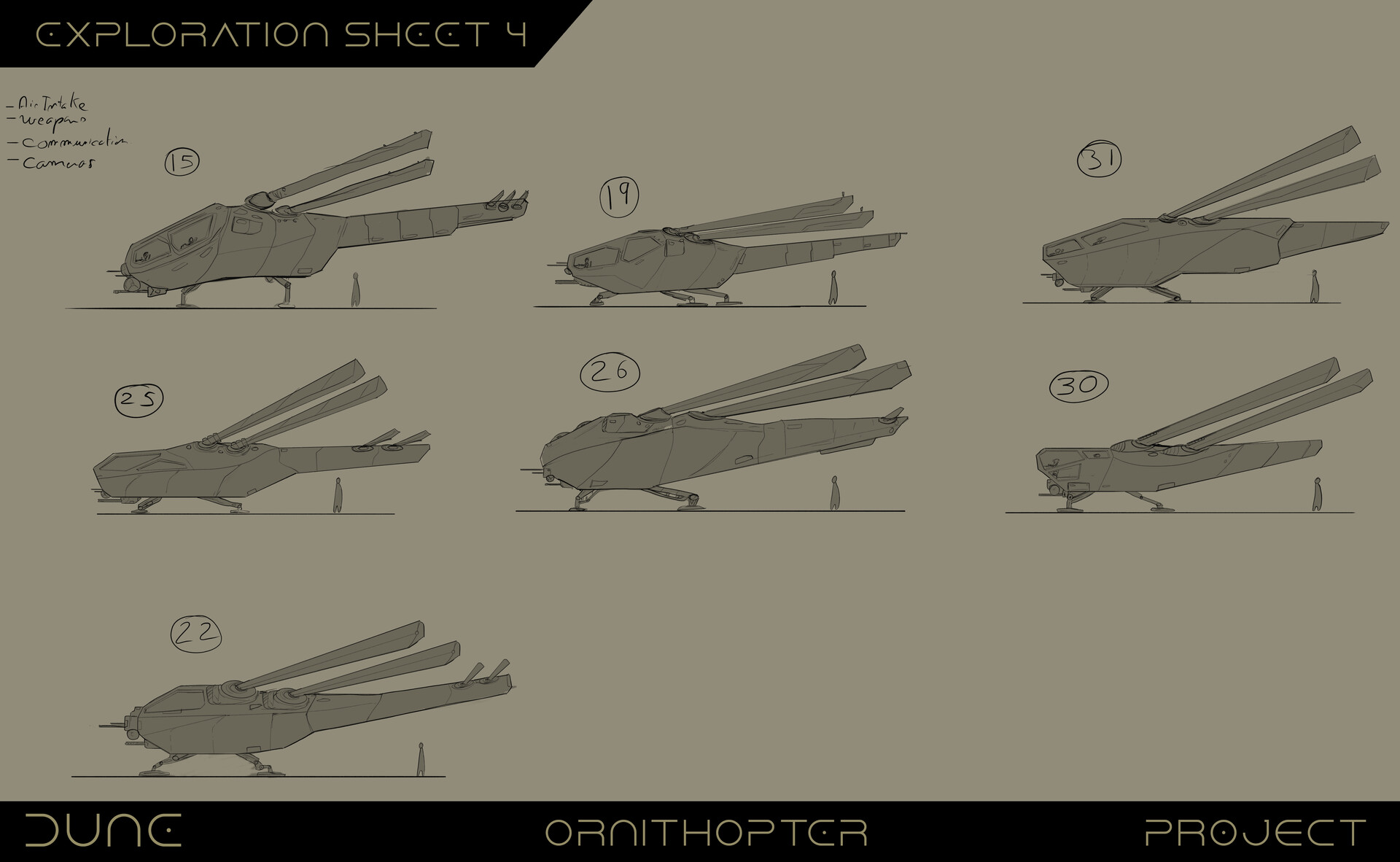 Che Tyler Smitherman - Tyler Smithie - DUNE Ornithopter Design