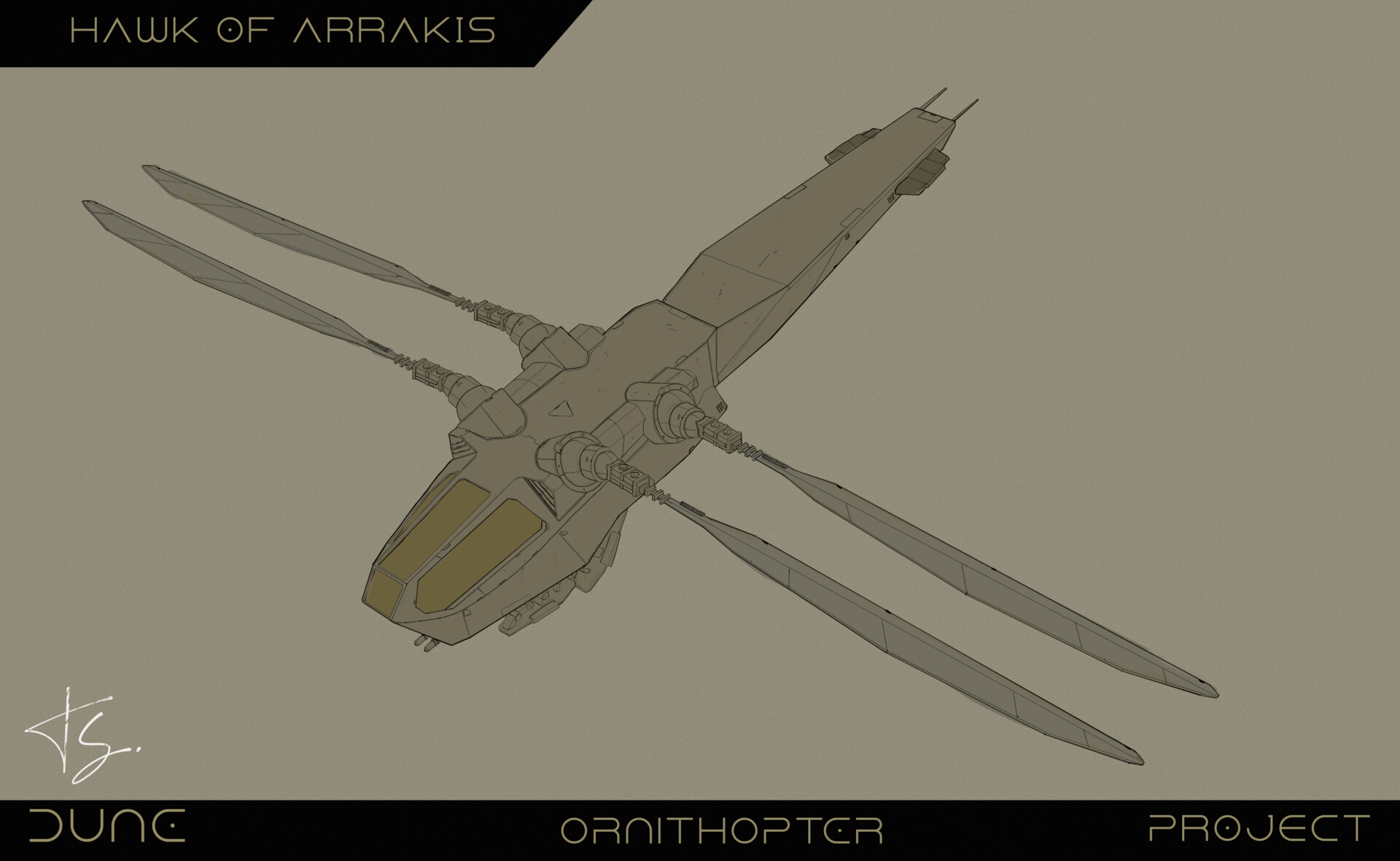 Che Tyler Smitherman - Tyler Smithie - DUNE Ornithopter Design