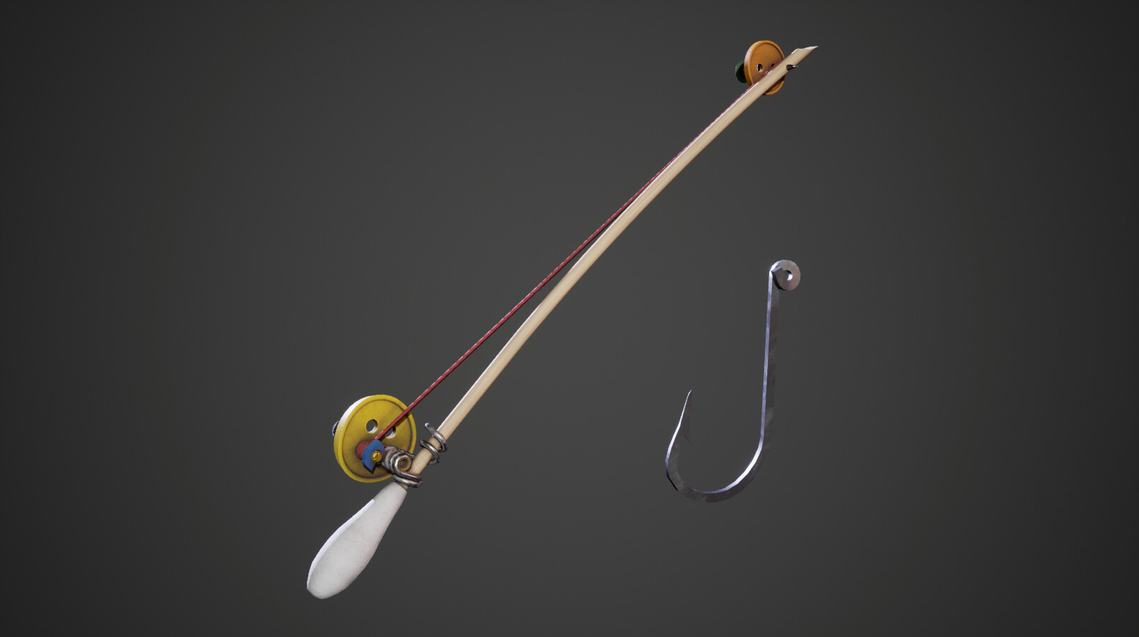 ArtStation - Borrowers Fishing Rod (Tiny fishing rod)