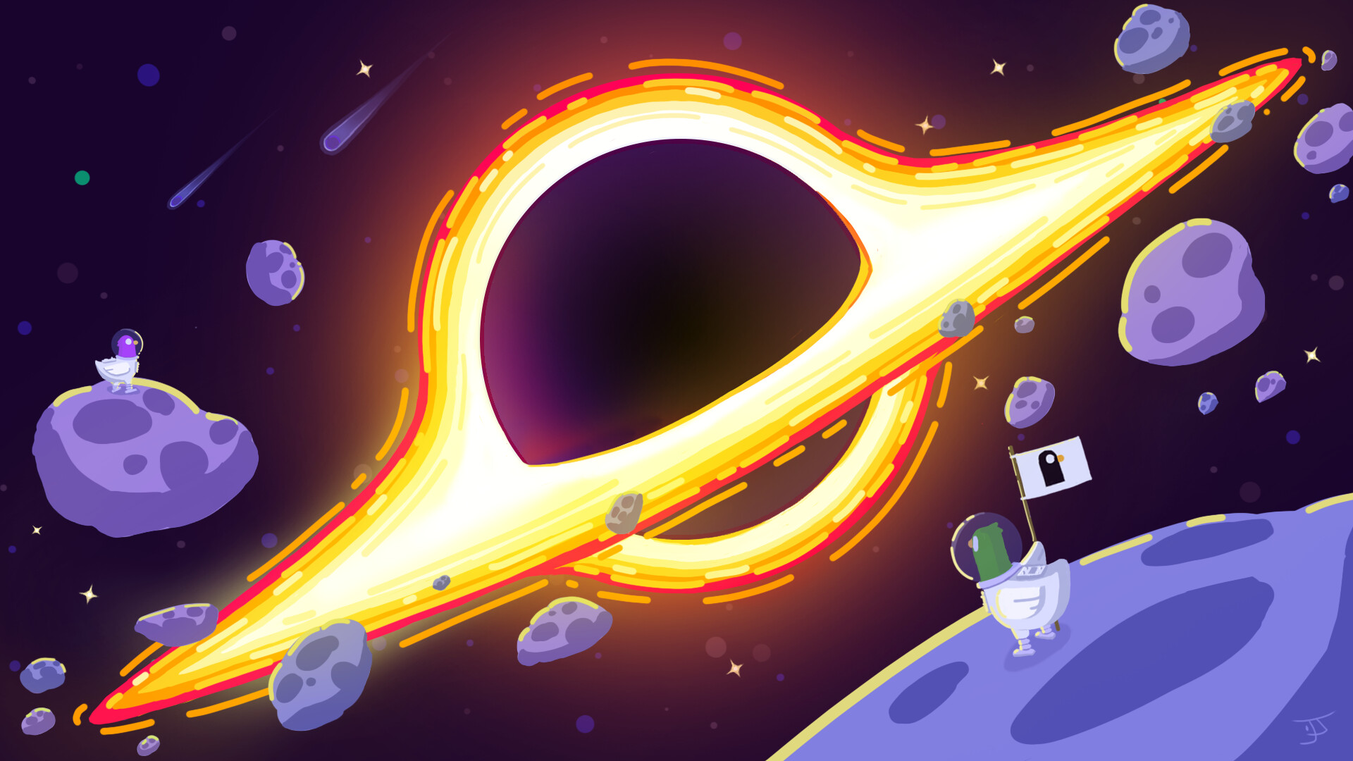 ArtStation - Fan Art "Kurzgesagt - In a nutshell" 01