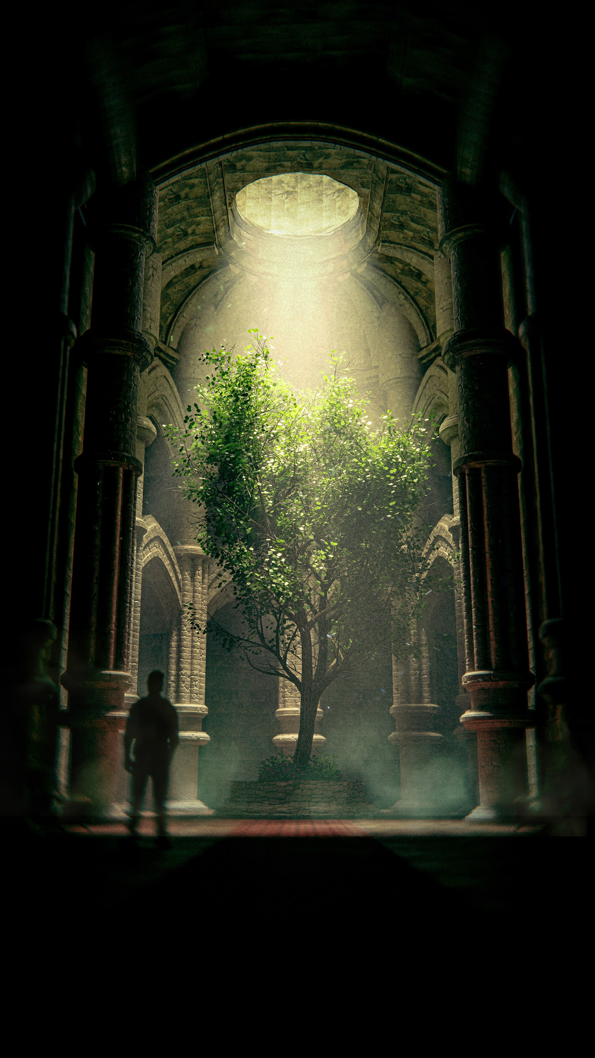 ArtStation - The tree in the cathedral