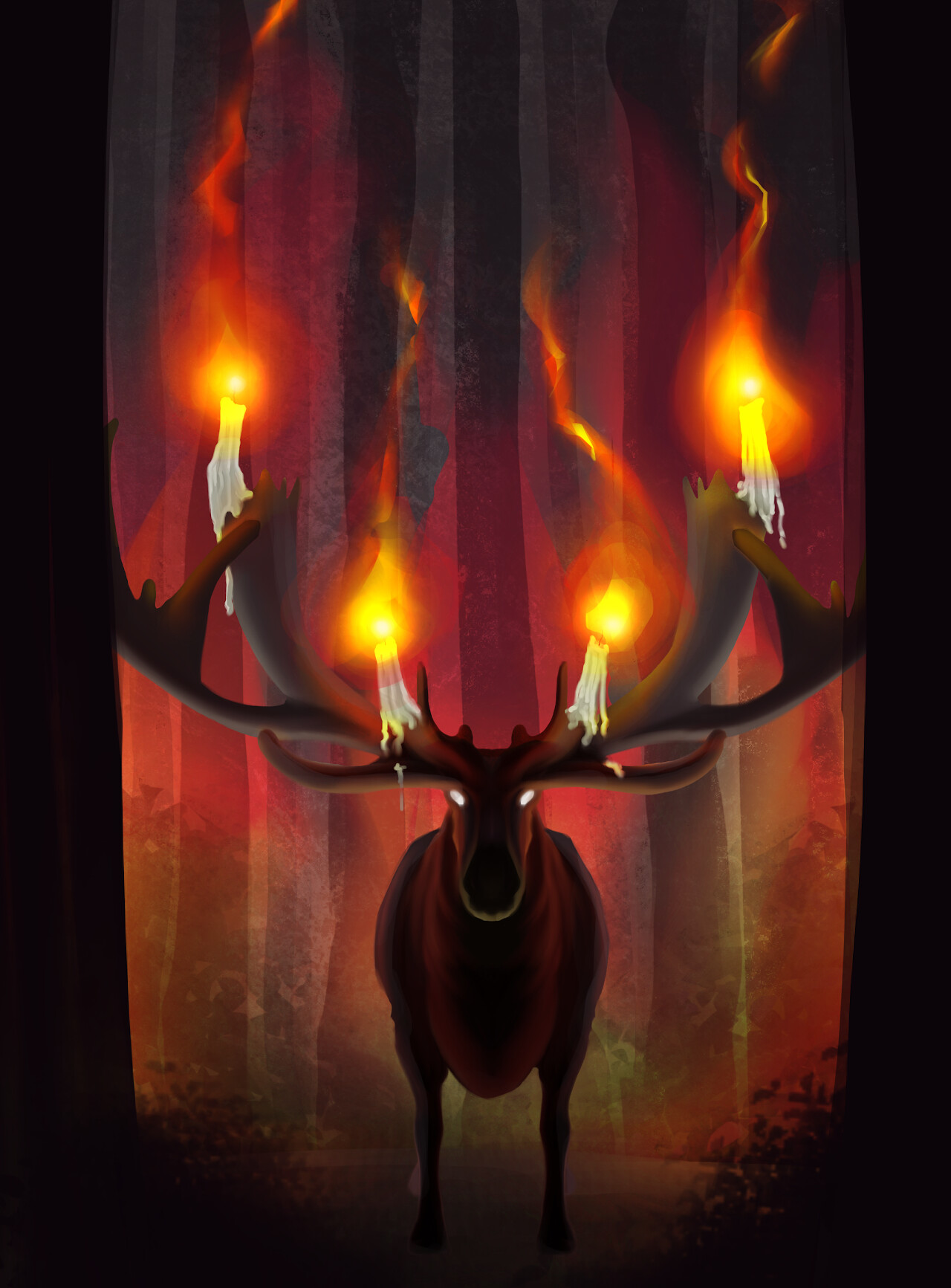 ArtStation - Flaming Moose