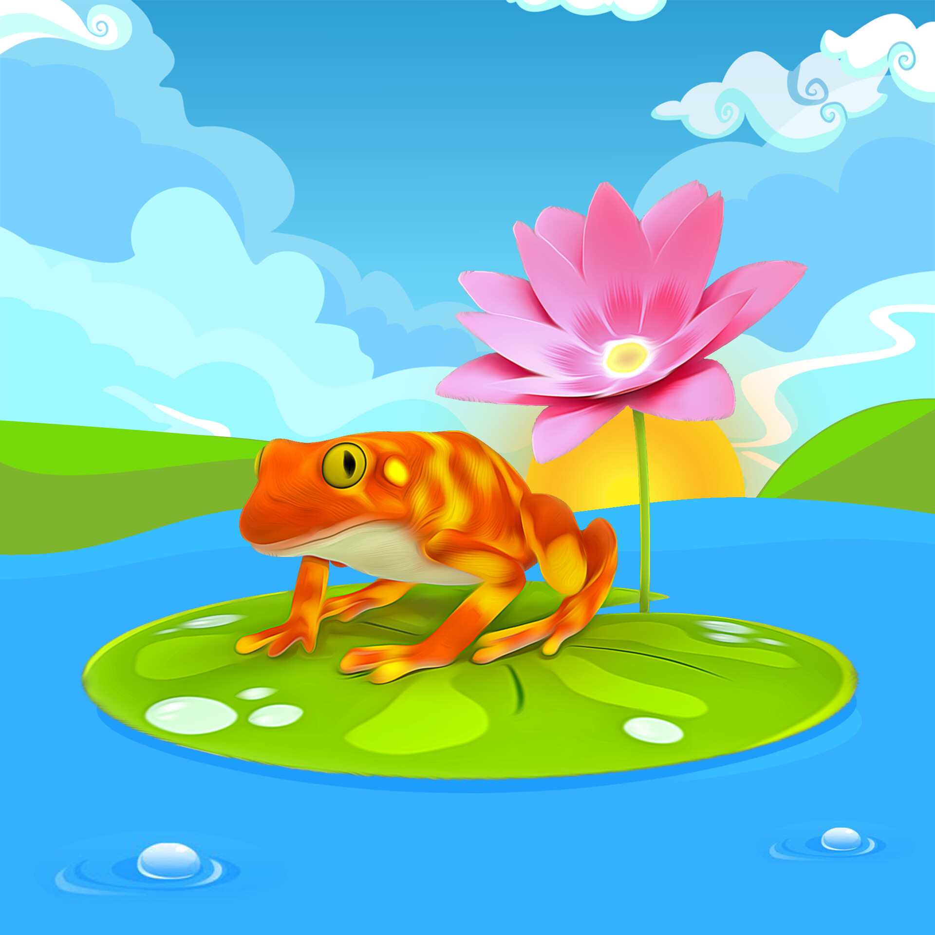 ArtStation - Tricky frog 3D