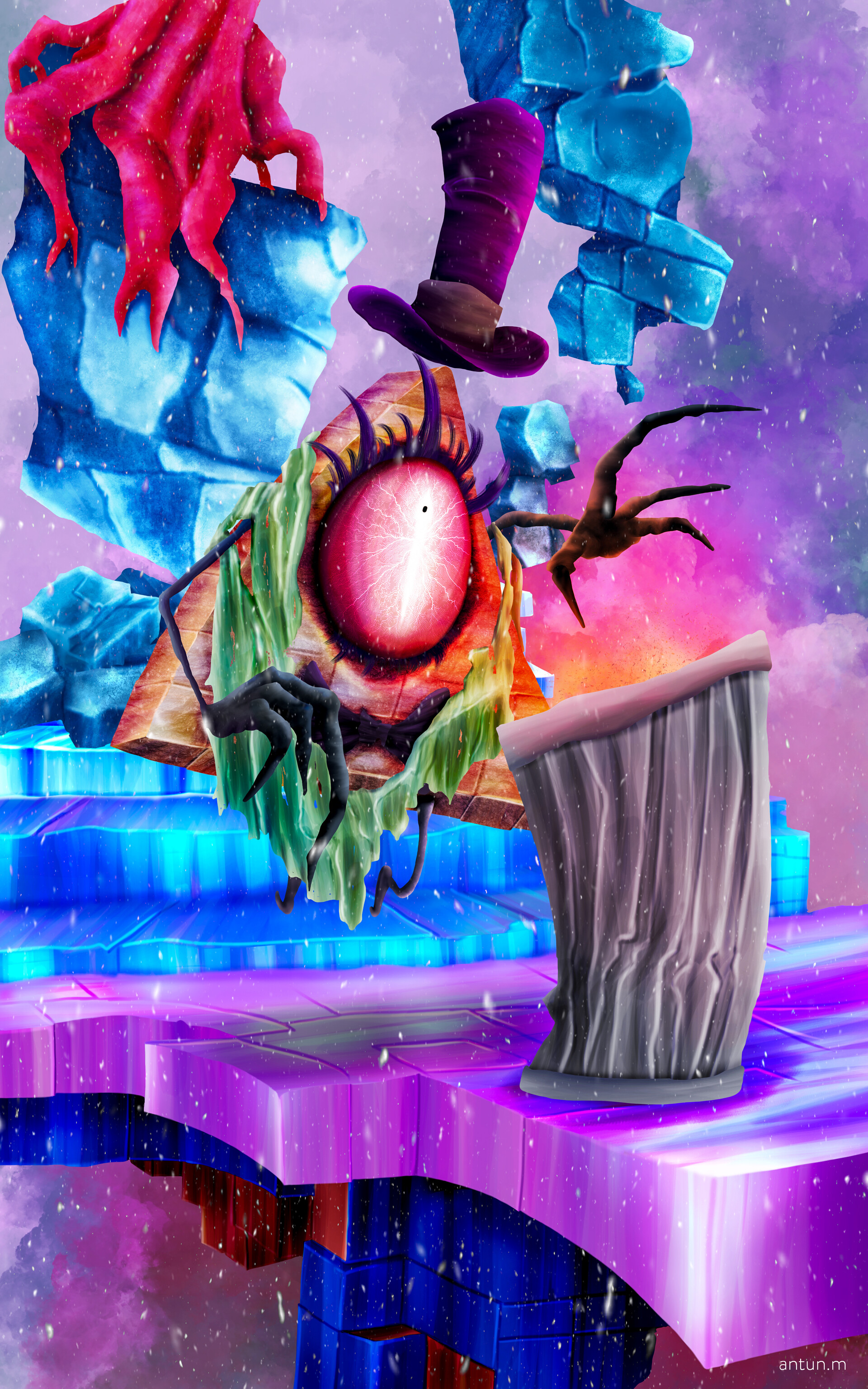 ArtStation - Homeless Bill Cipher