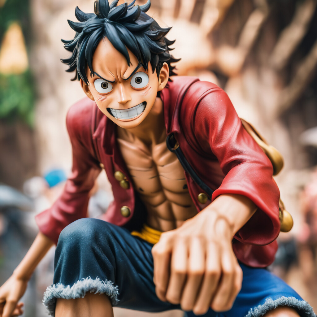 ArtStation - Luffy, a fearless pirate with a strong sense of justice ...