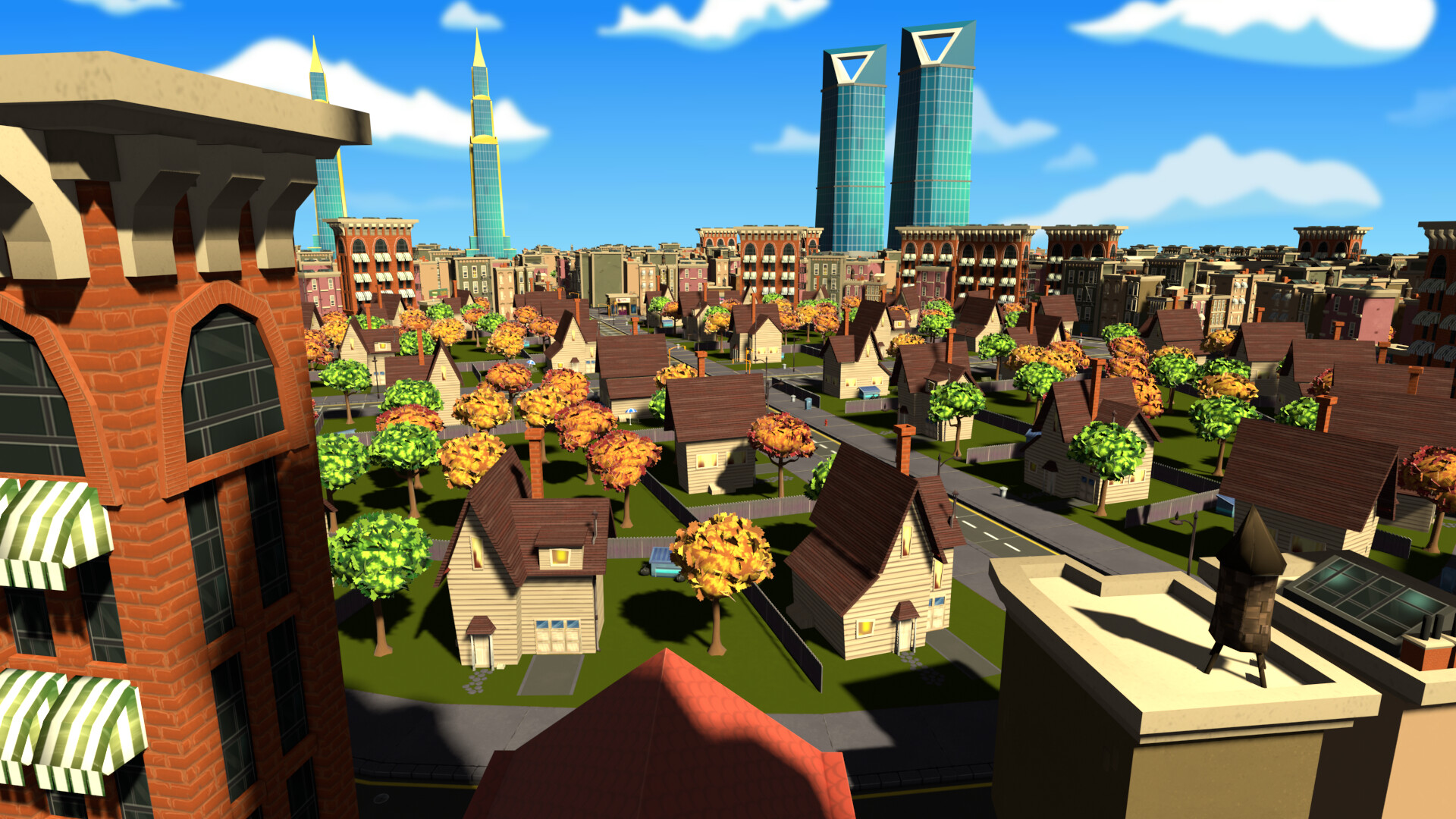 ArtStation - Low Poly Stylized City