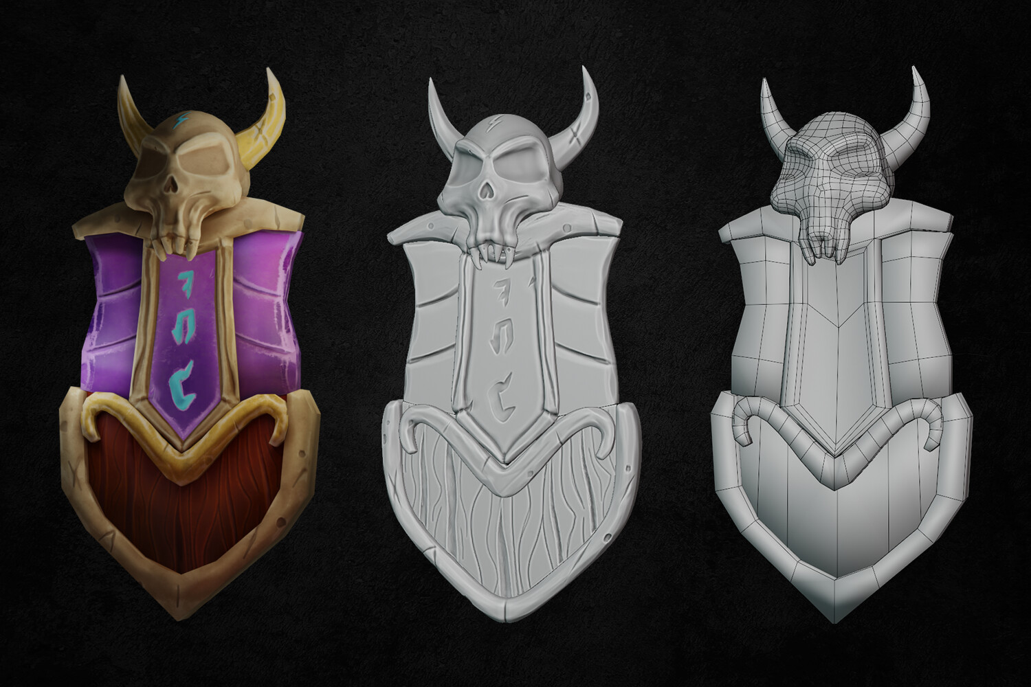 ArtStation - Stylized Skull