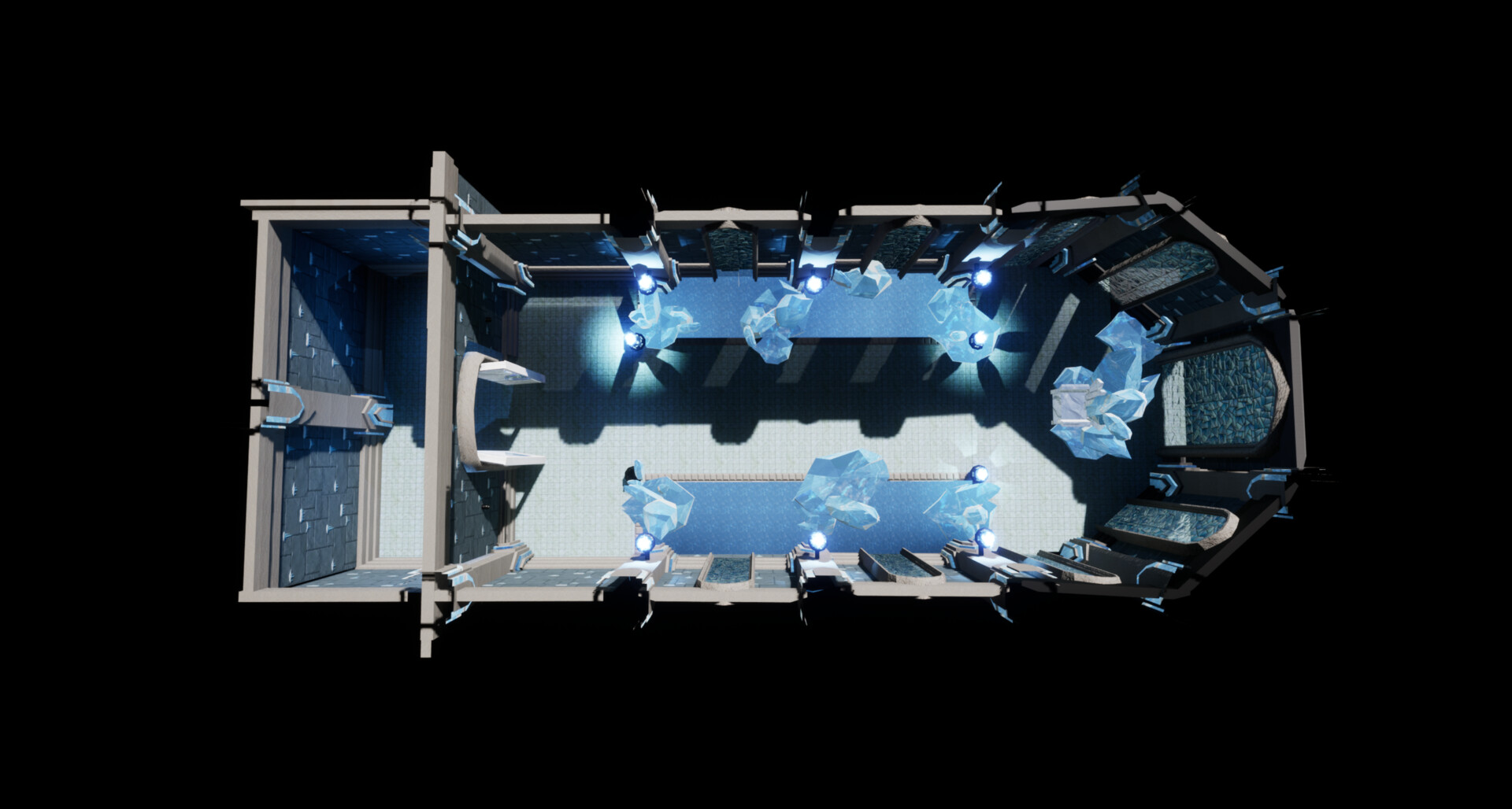 Litzy M. Liao S. - Ice Dungeon - Unreal Engine 5 Model