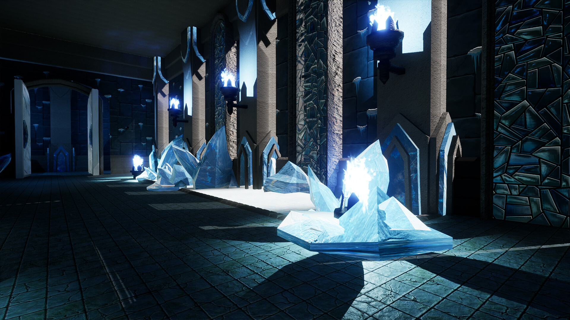Litzy M. Liao S. - Ice Dungeon - Unreal Engine 5 Model