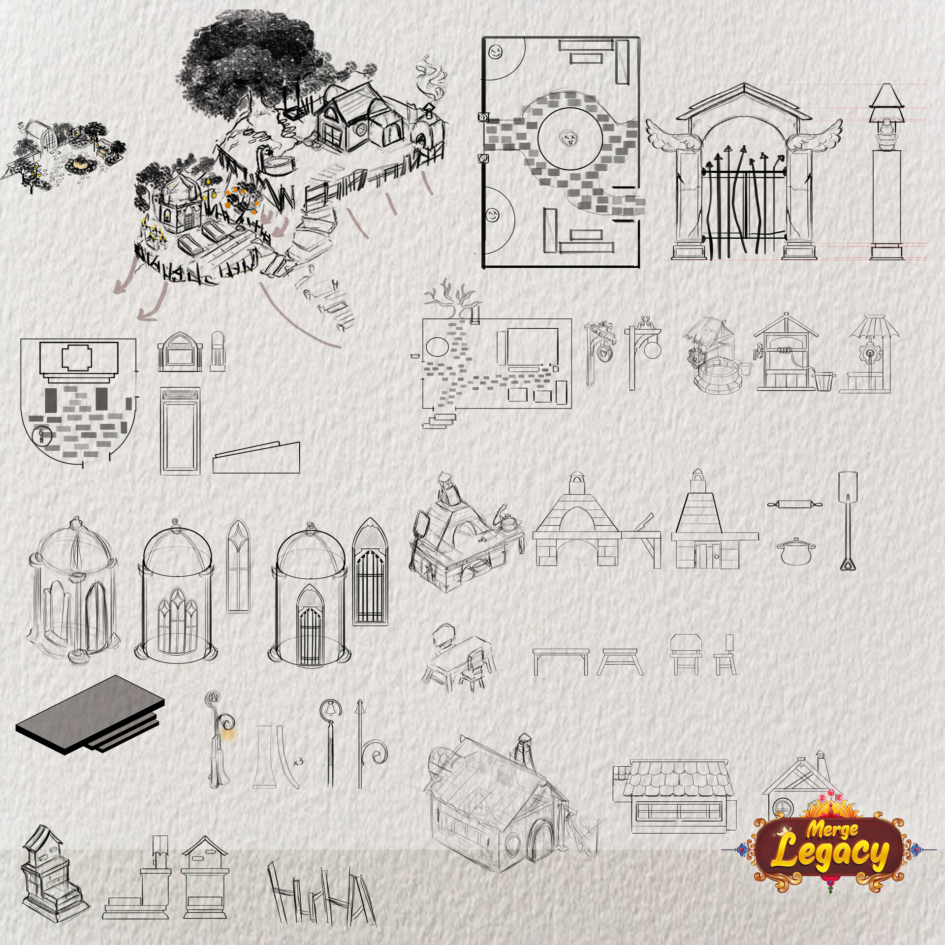 Bahar Atapour - Cemetry Game Assets