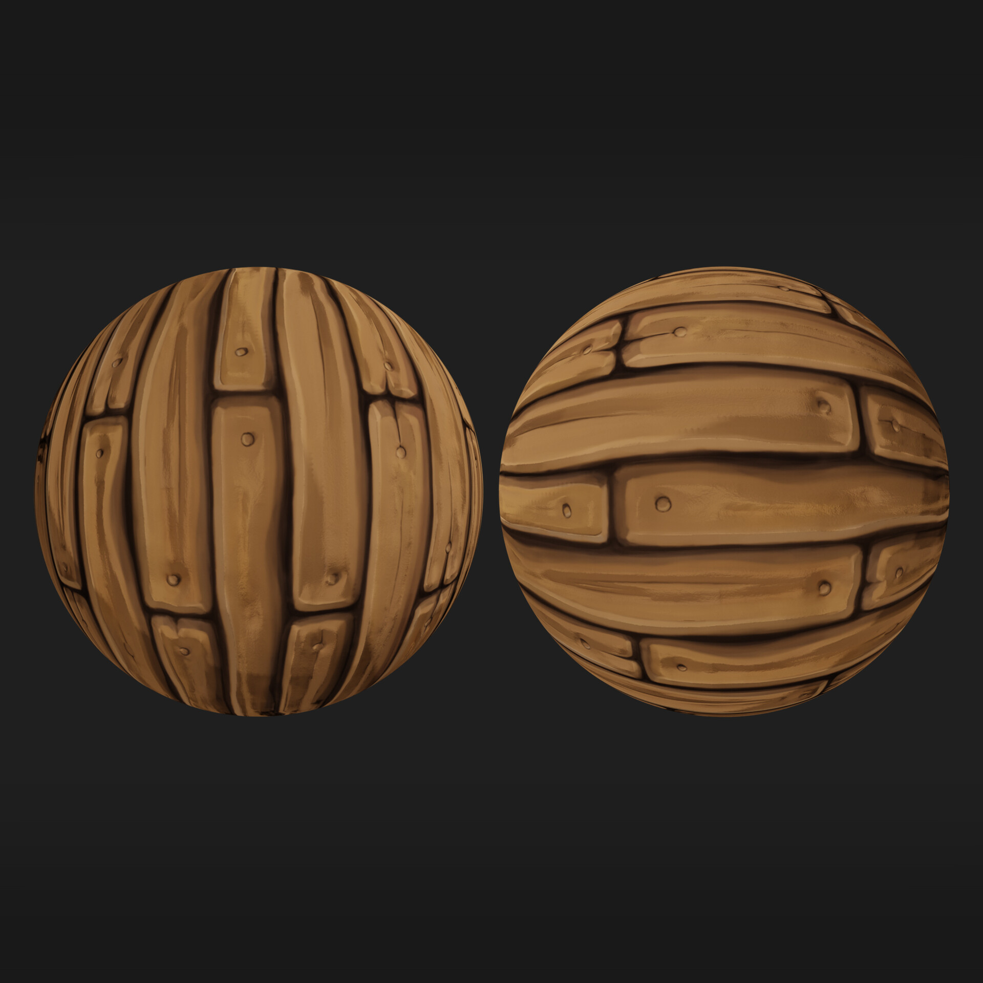 ArtStation - Stylized Wood Texture