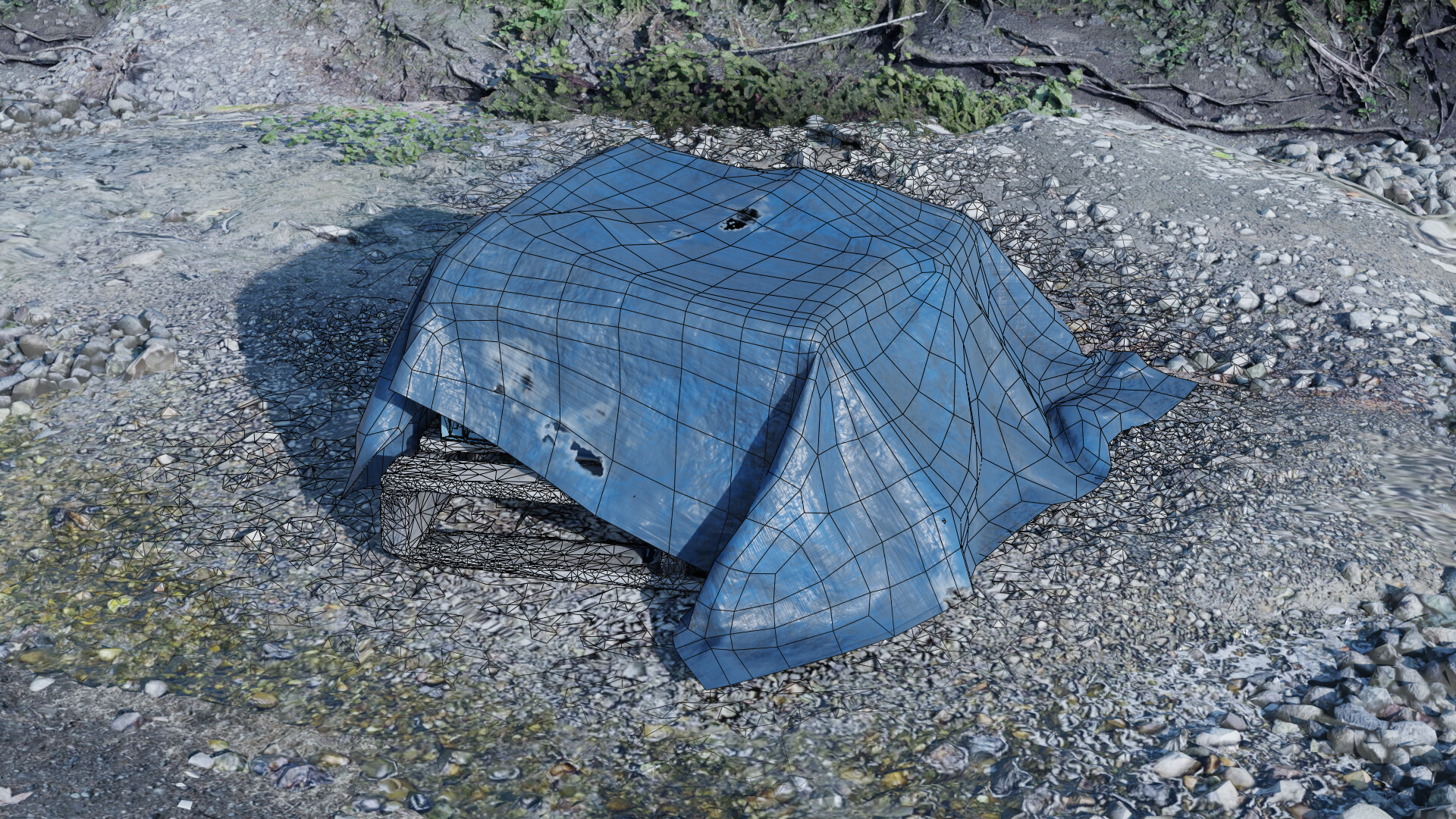 Game Ready Tarp Material in Substance Designer by Wezley Mitchell ...