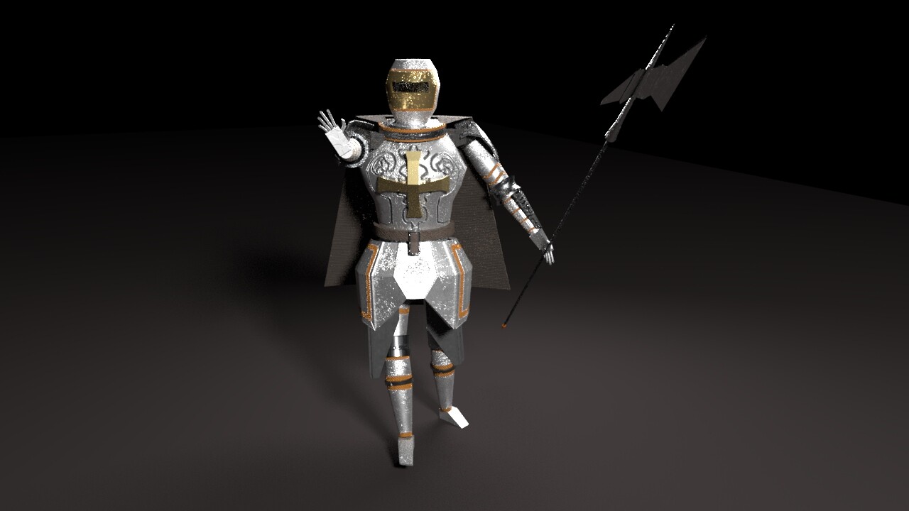 ArtStation - Templar Knight Modeling Practice