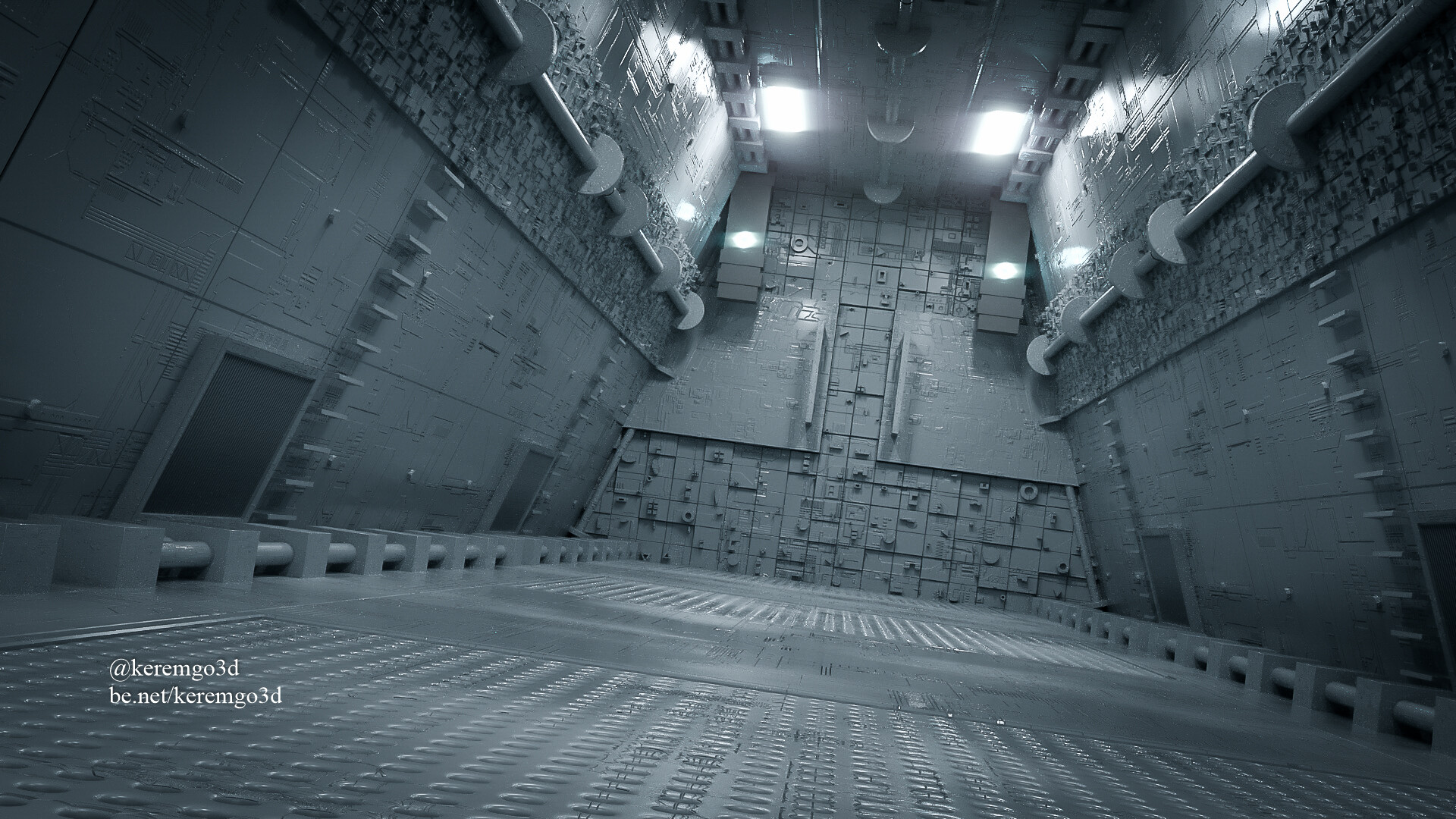 ArtStation - Haunted Liminal Space Corridor