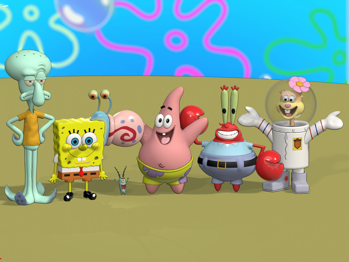ArtStation - Spongebob Characters