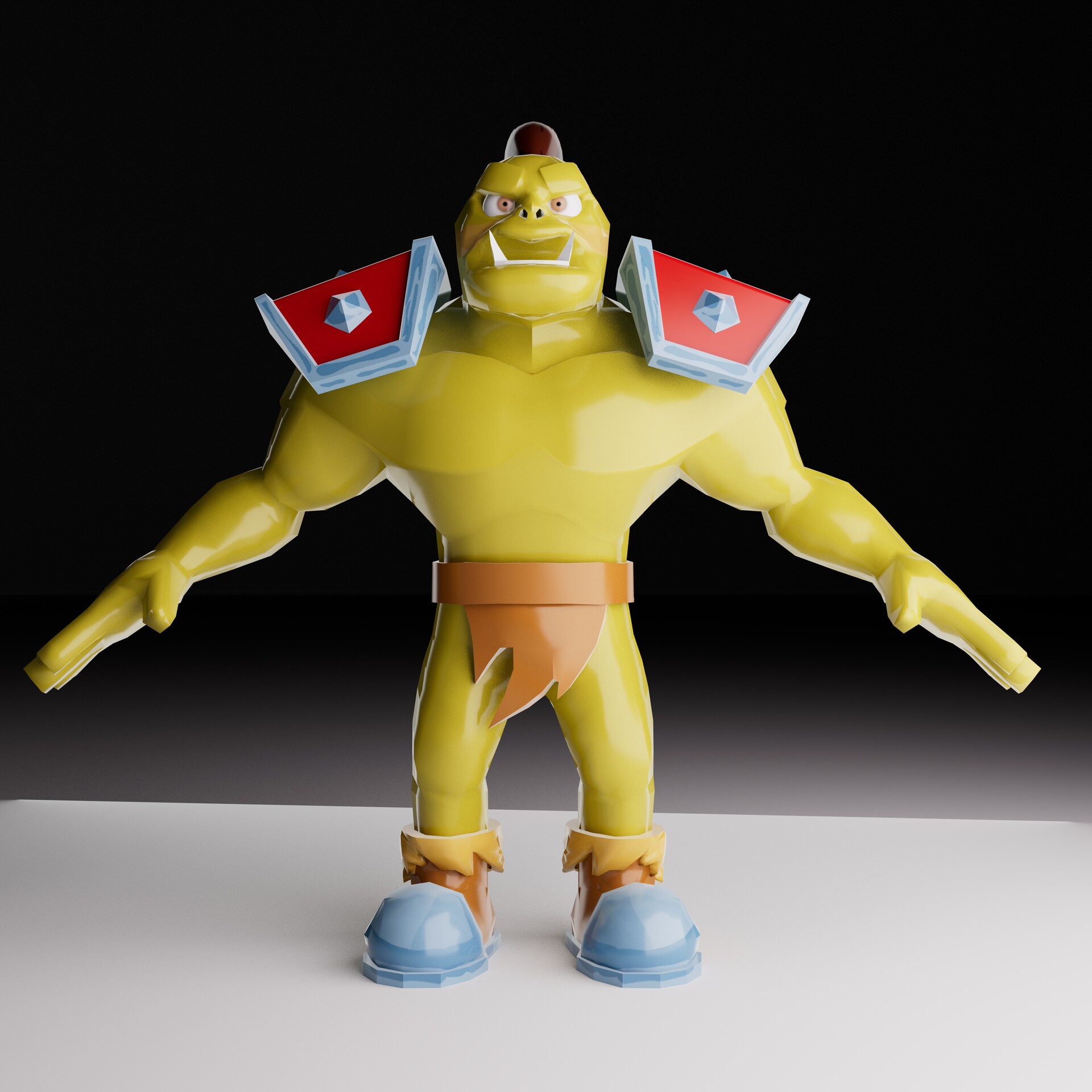 ArtStation - Low Poly Orc