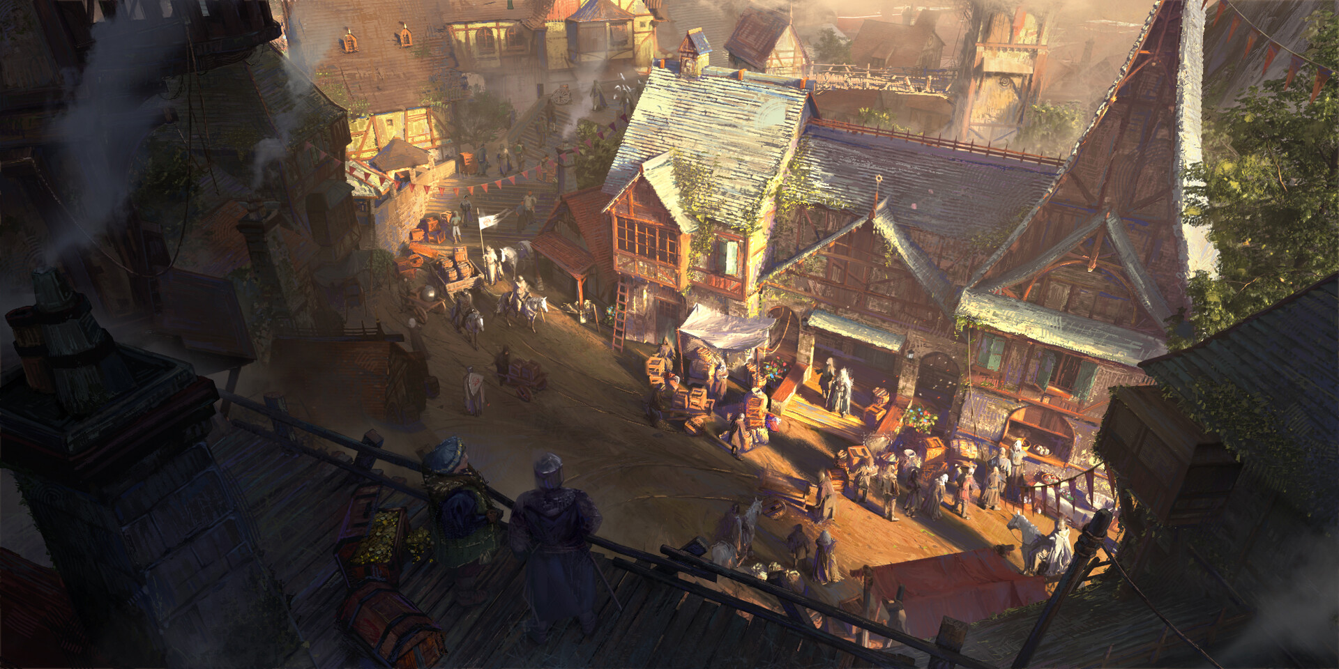 ArtStation - The Town of Esme scene2