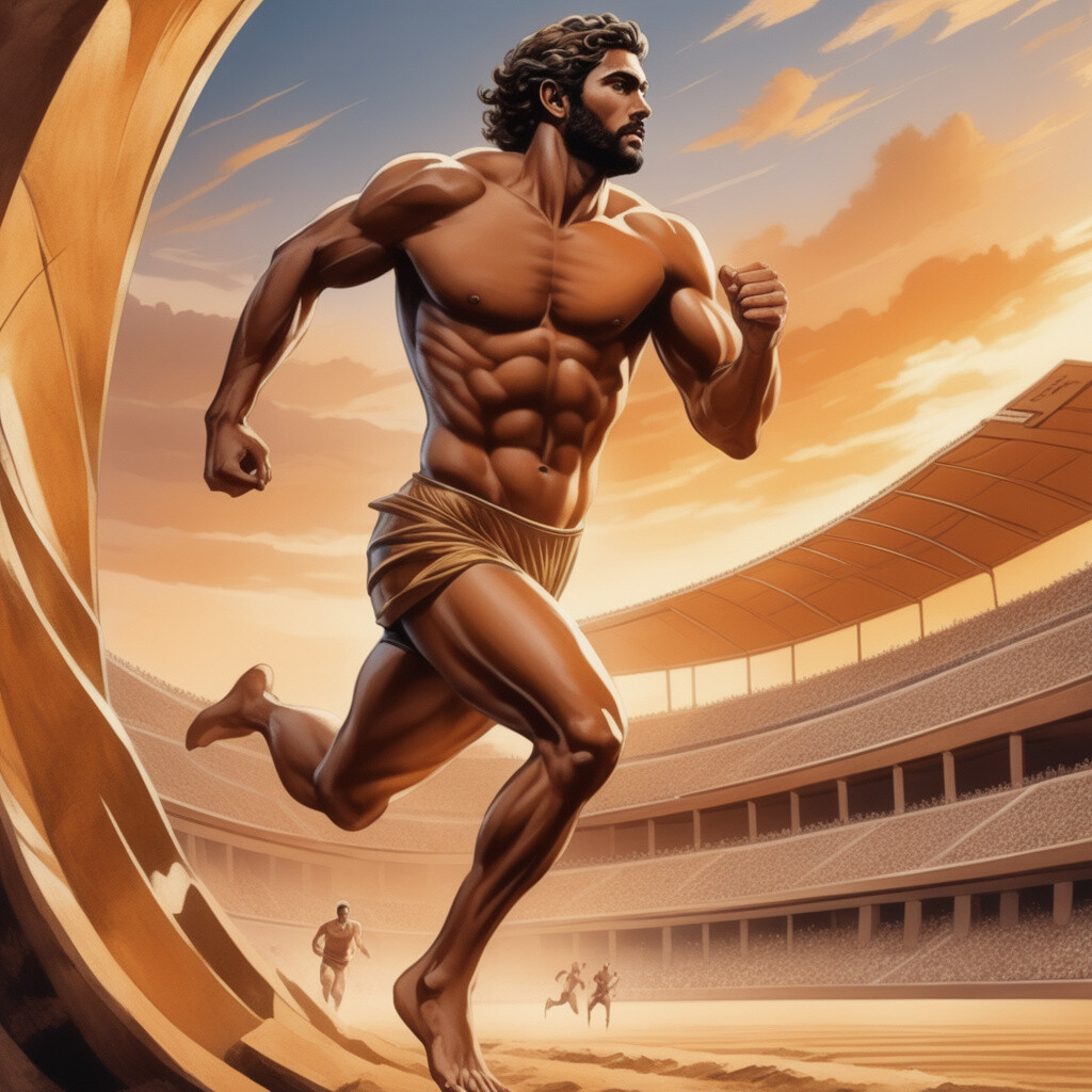 ancient olympics running