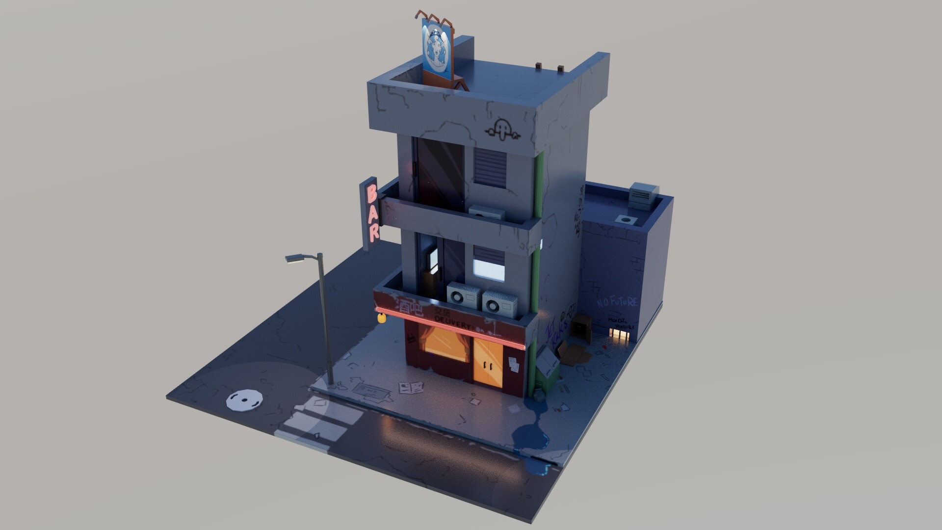 ArtStation - Street Environment Model