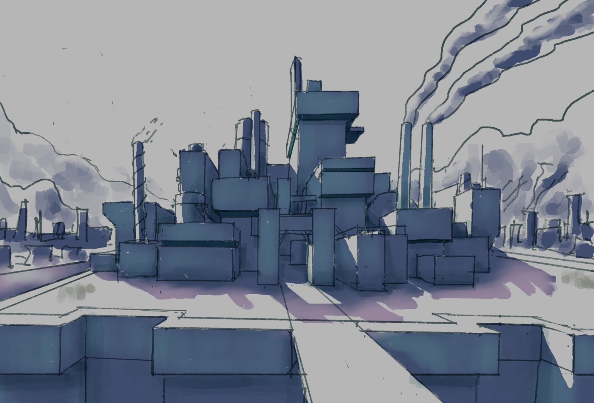 ArtStation - Factory Fortress