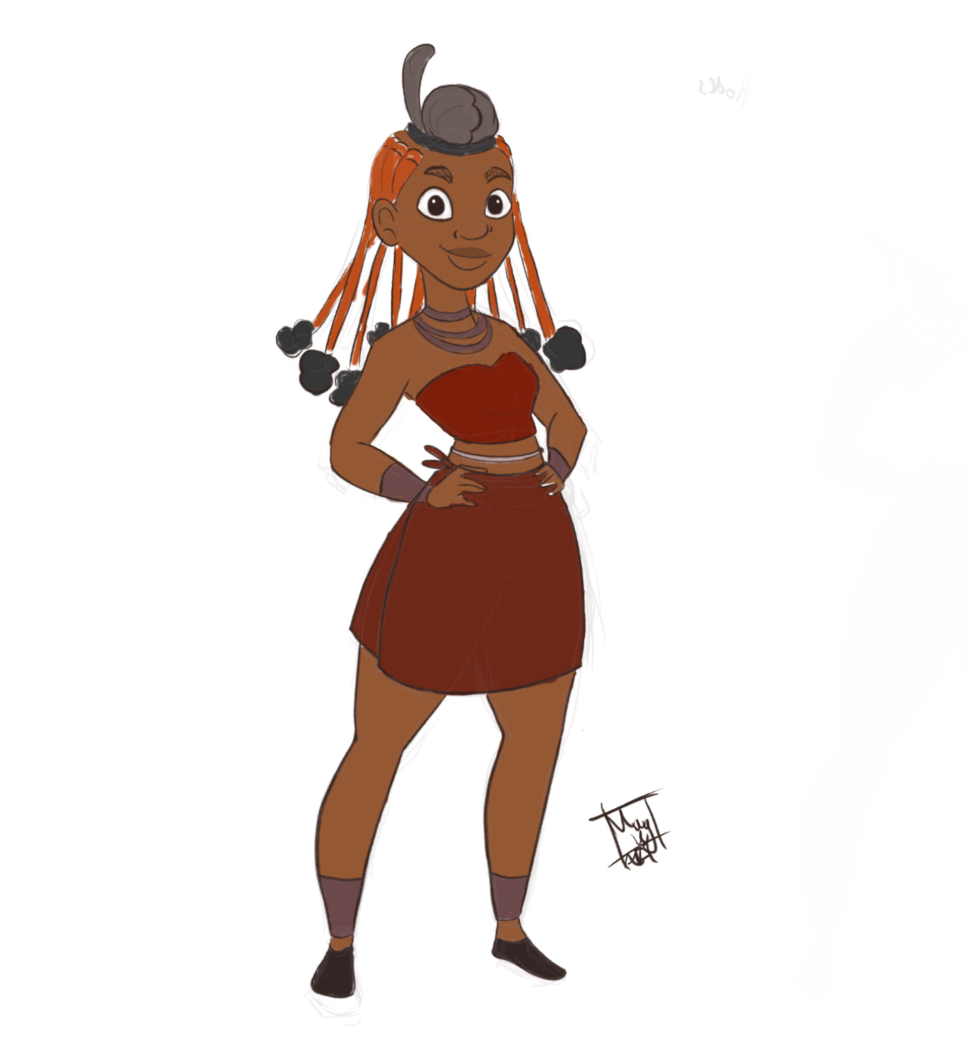 Fridah Maina - Video game Character Sketches