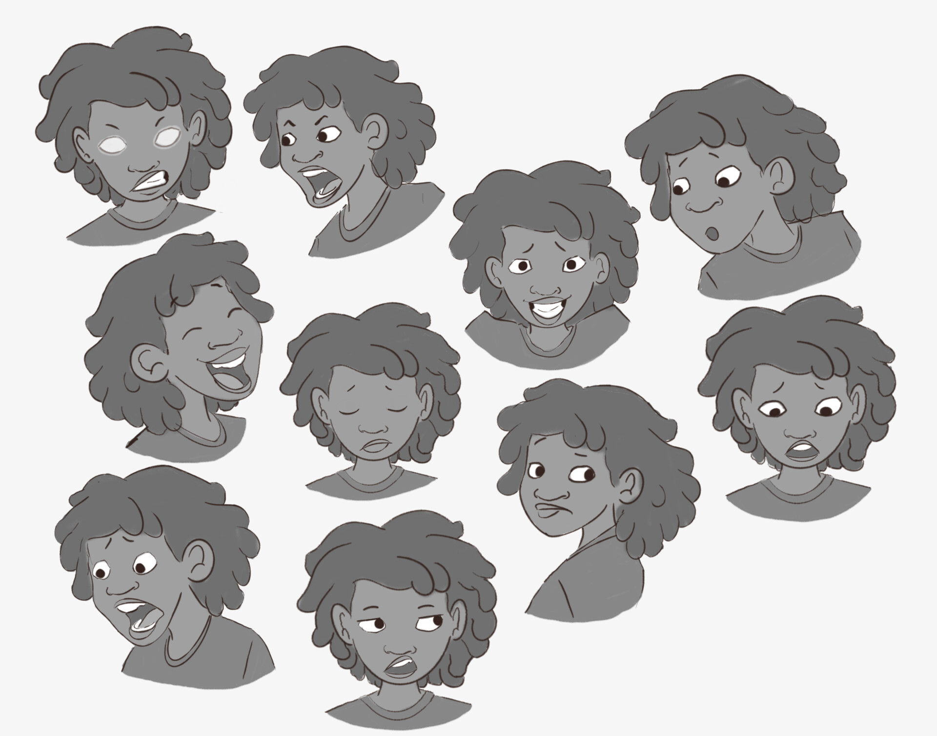 Fridah Maina - Character designs