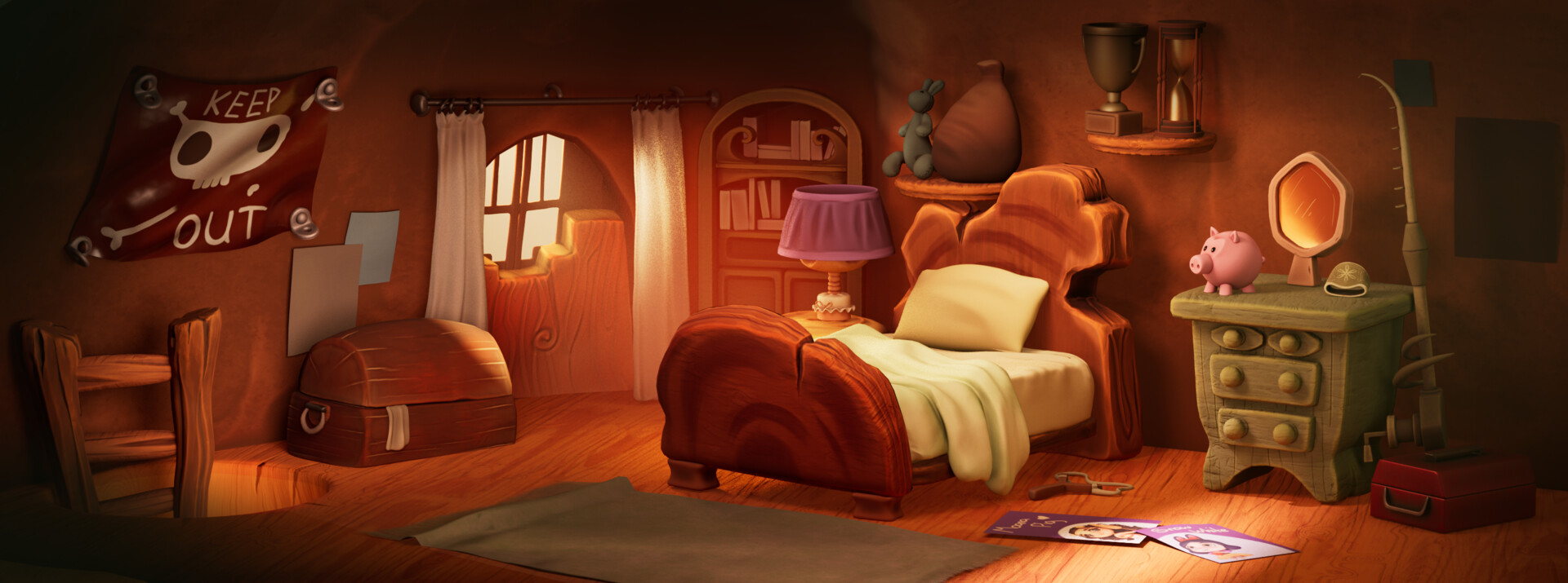 ArtStation - Stylized Room