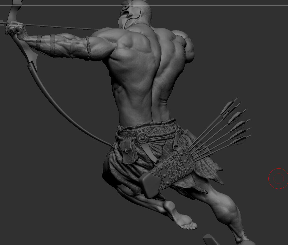 ArtStation - 3D Archer man