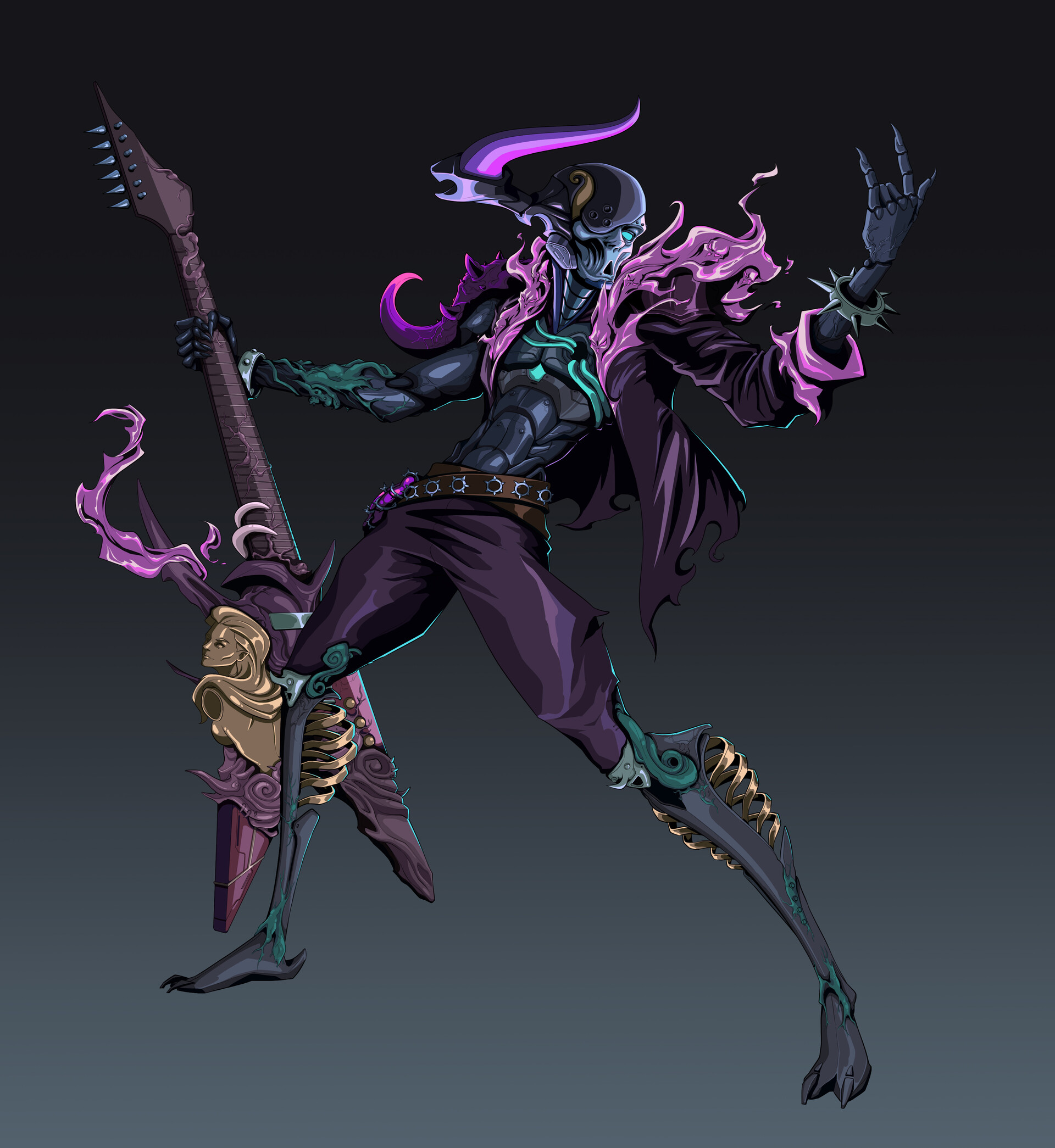 ArtStation - Demonic Rock & Roll Alien