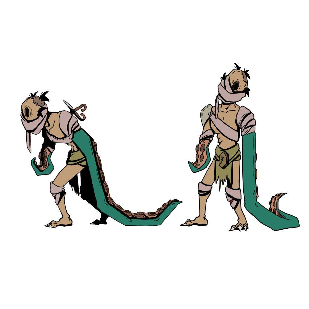 ArtStation - 2D Characters Enemy types : Prisonners and Wardens