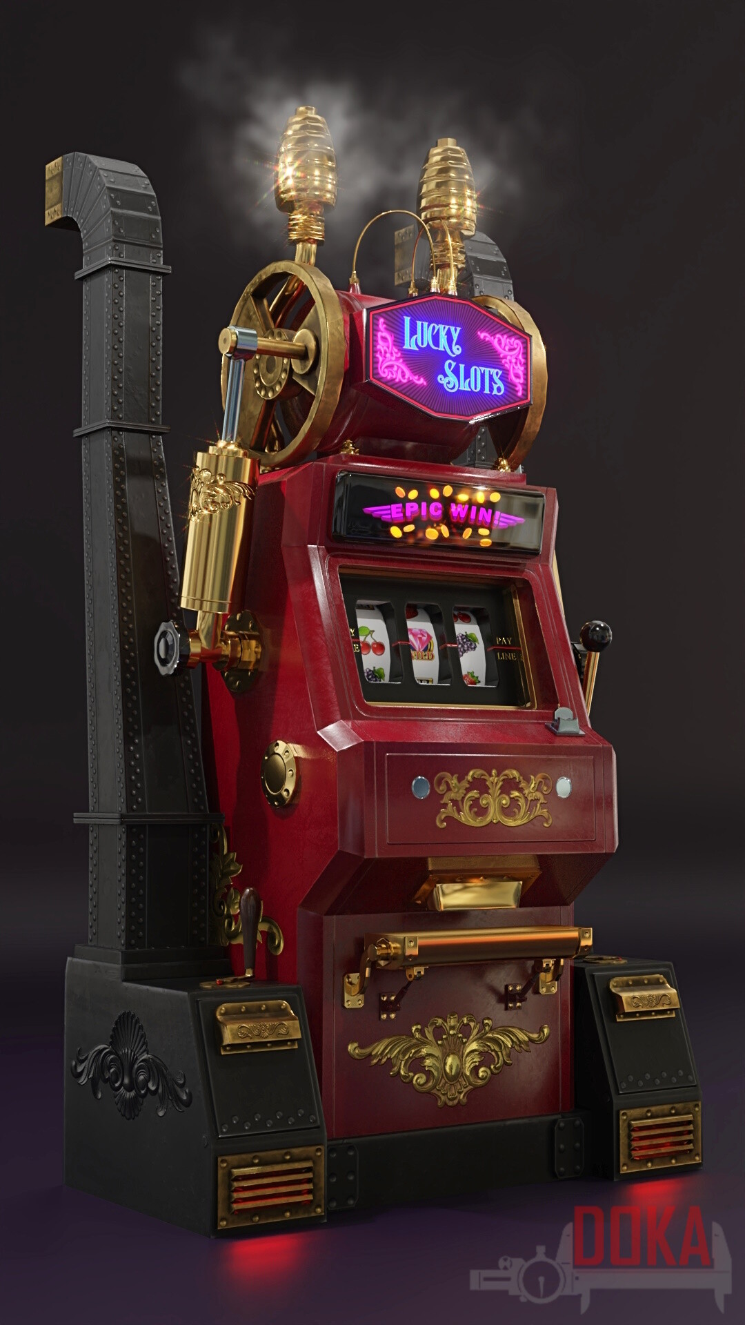 ArtStation - Steampunk slot maschine