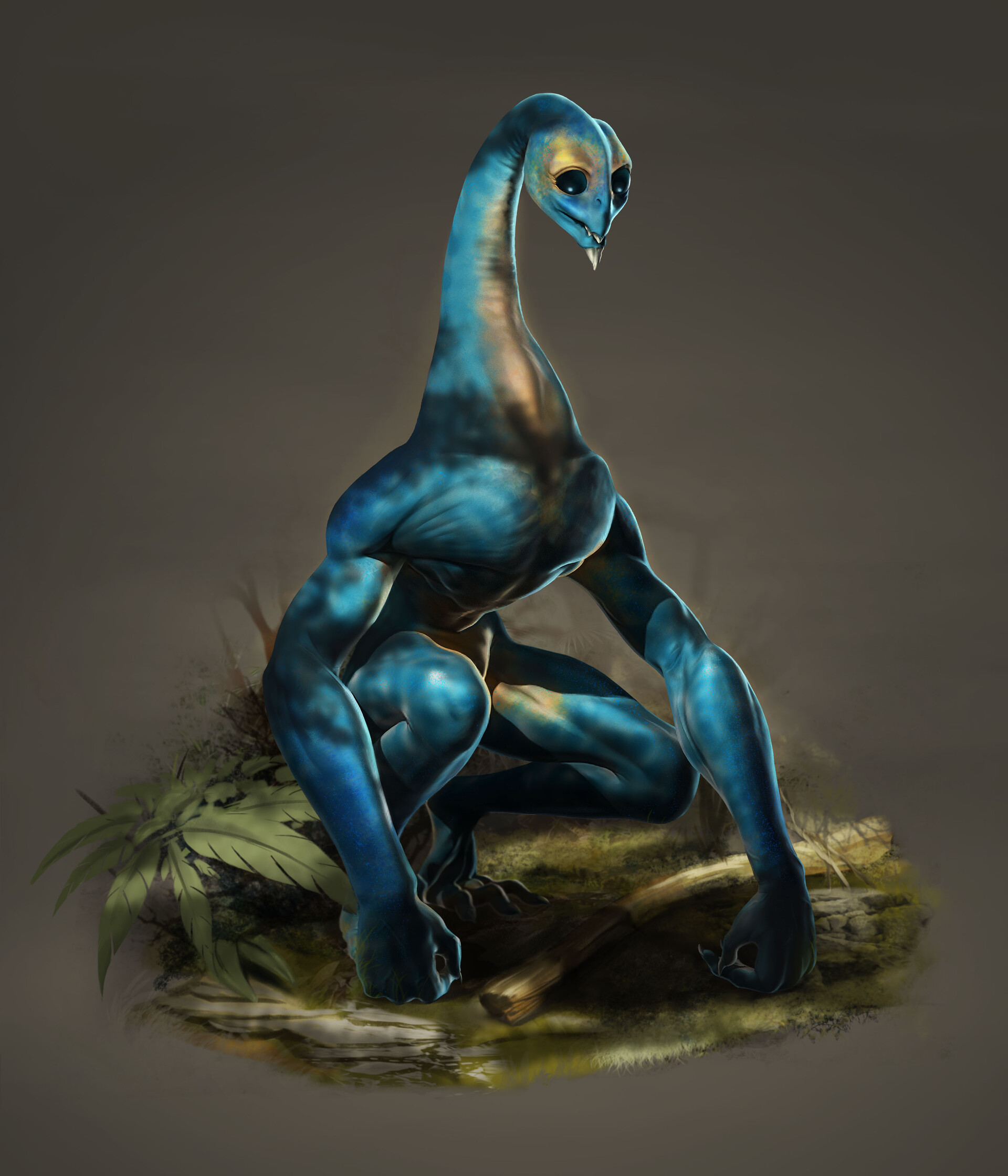 alien creature artstation