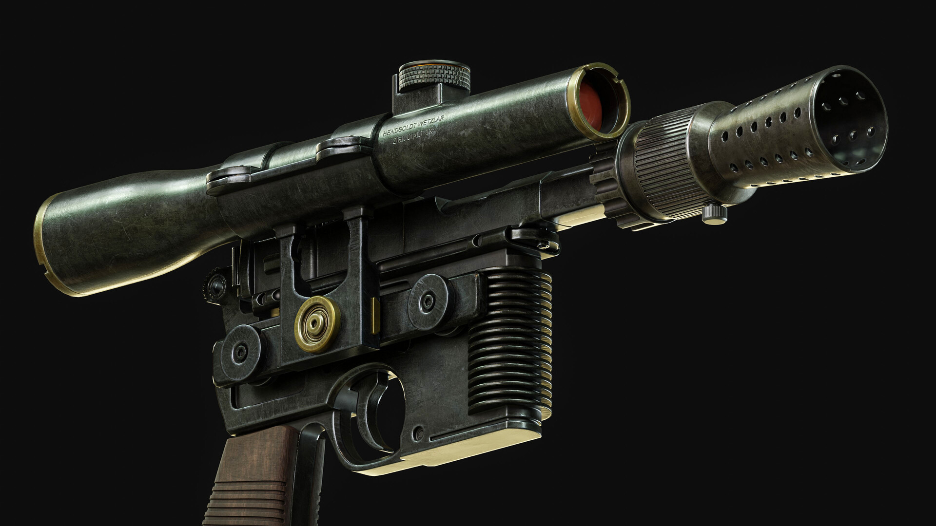 ArtStation - STAR WARS - DL-44 Blaster - Game Asset