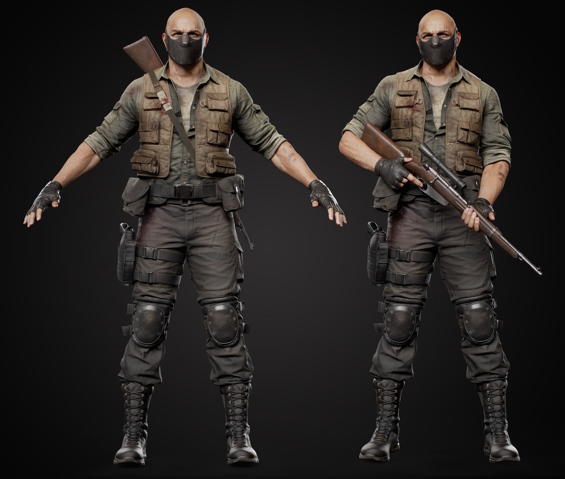 3D Scan Store - Bad Guy Realtime Character