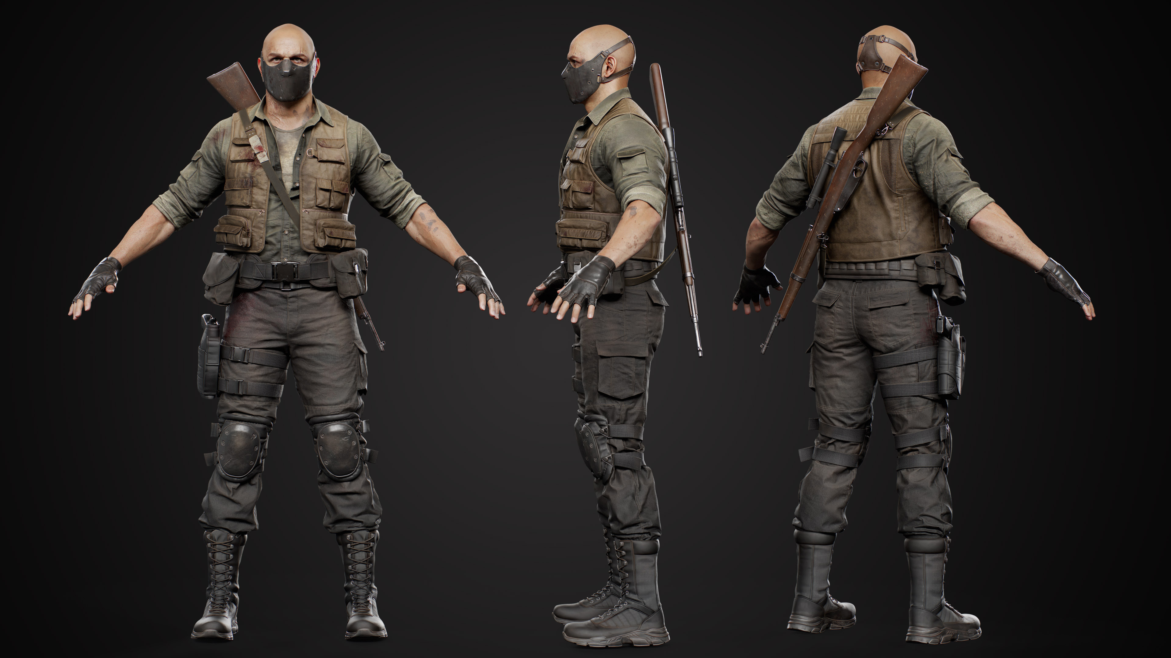 3D Scan Store - Bad Guy Realtime Character