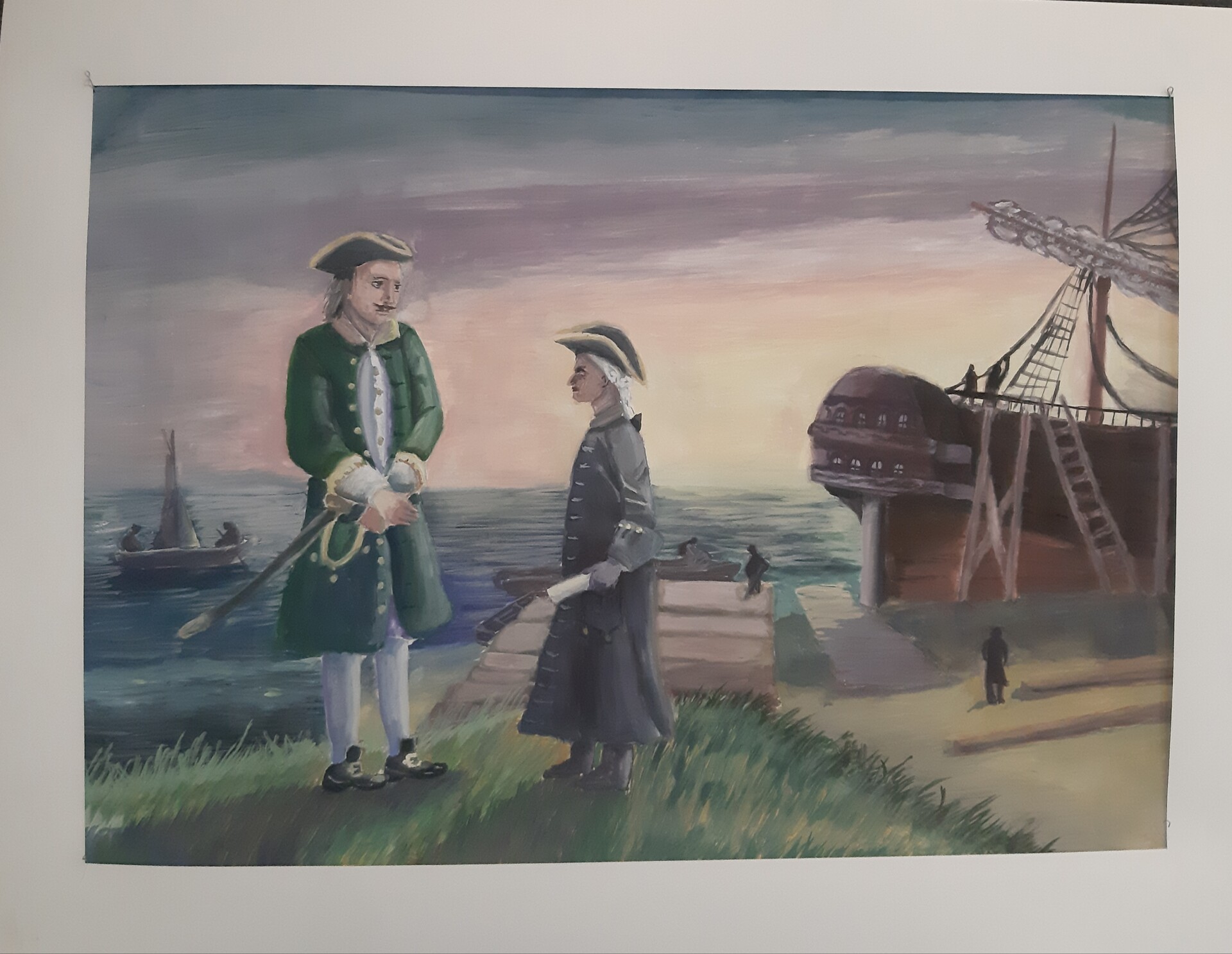 ArtStation - Peter the Great Upon Arrival In Arkhangelsk