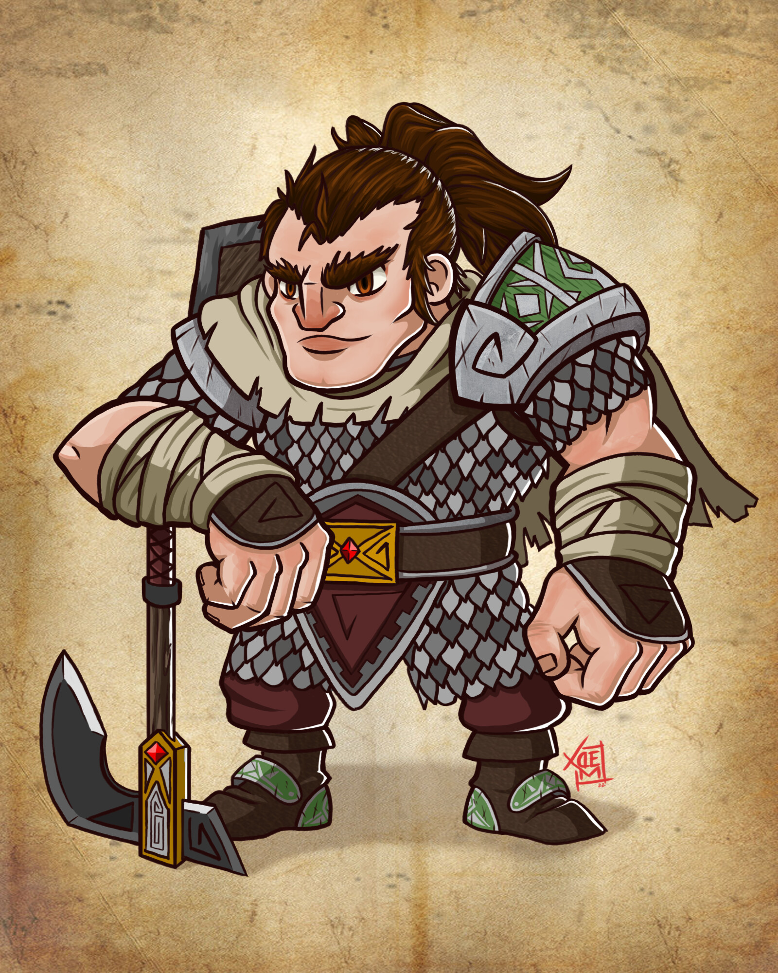 ArtStation - DnD Dwarf - Commission