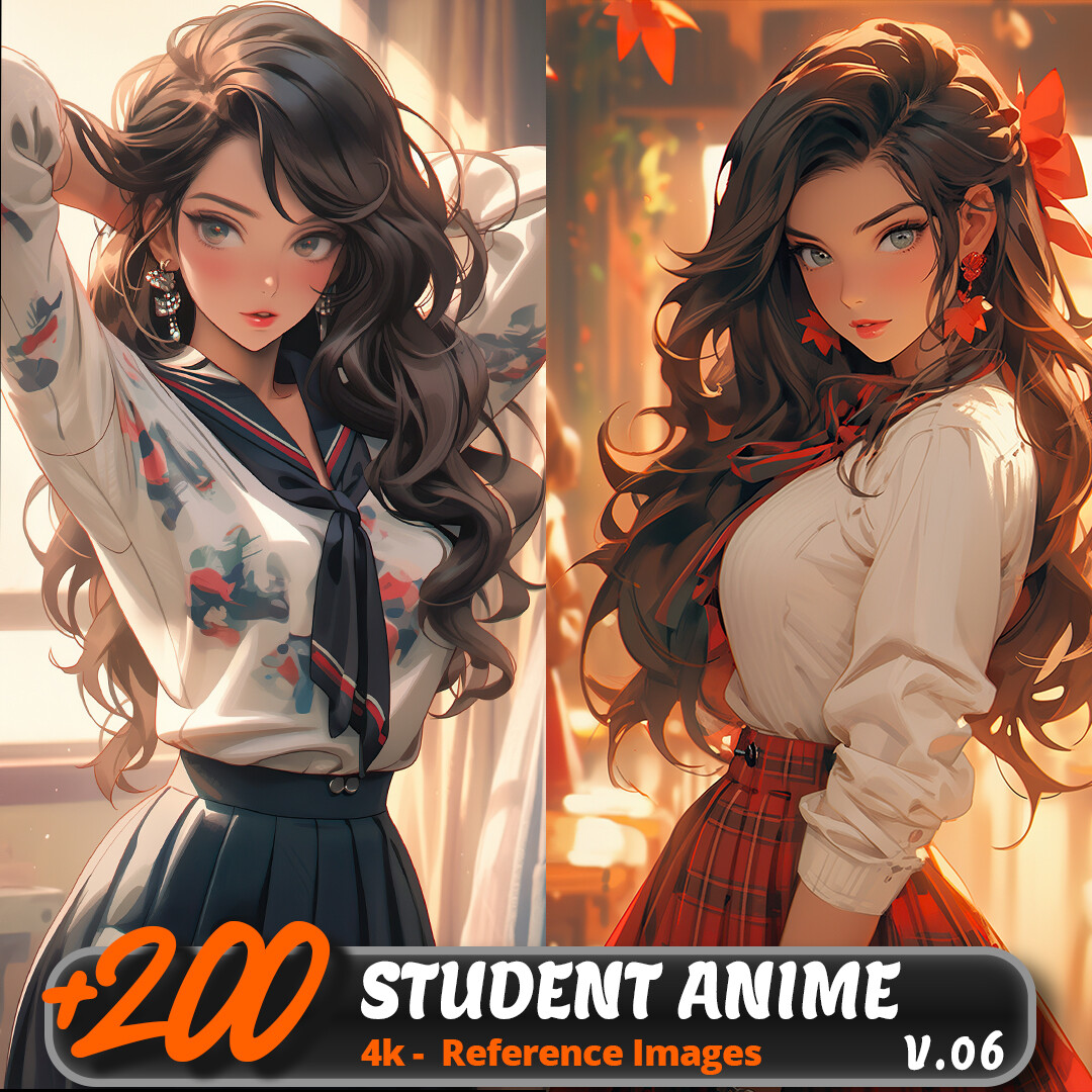 ArtStation - STUDENT ANIME VOL. 06/ 4K/ Reference Image