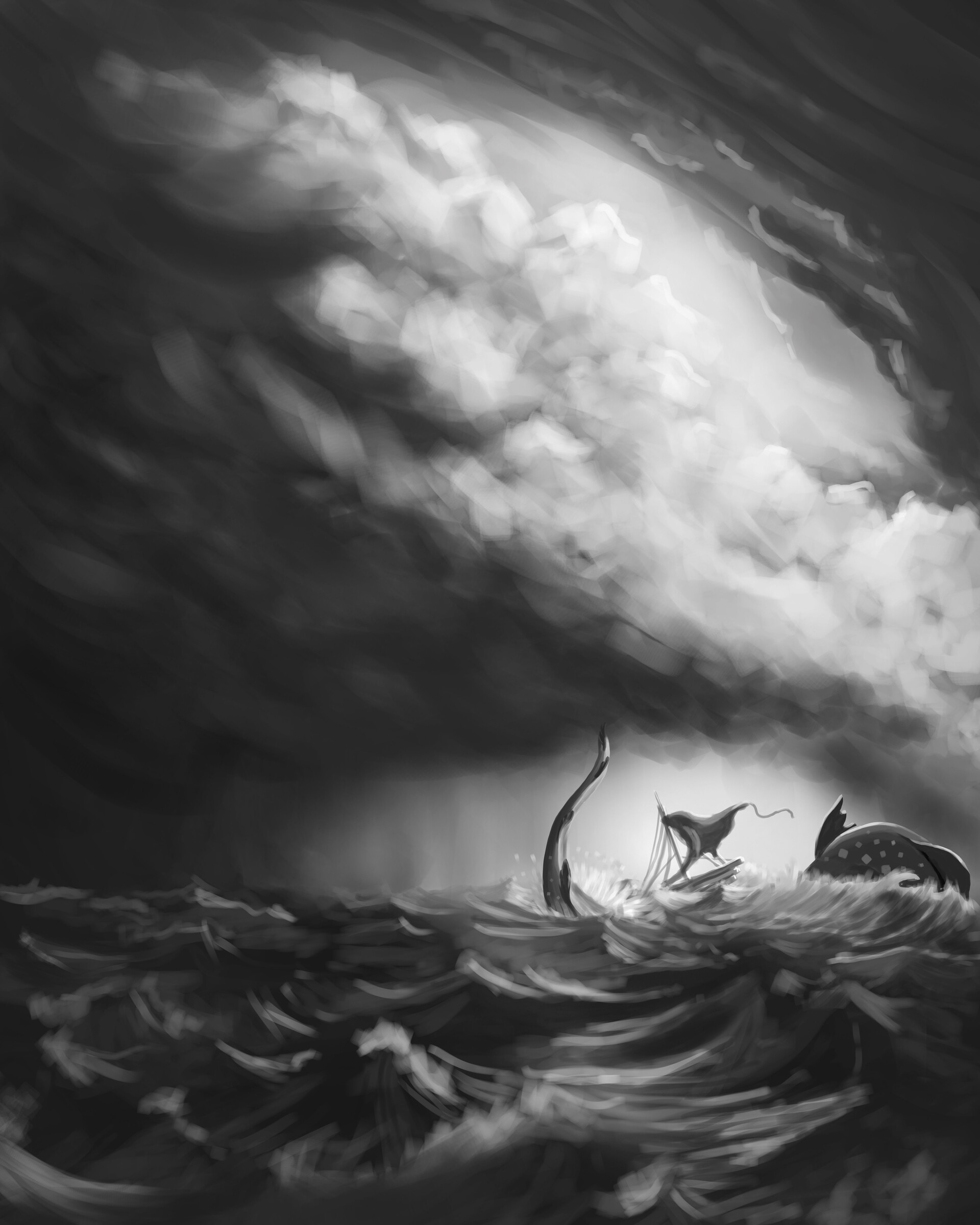 ArtStation - Greyscale Studies