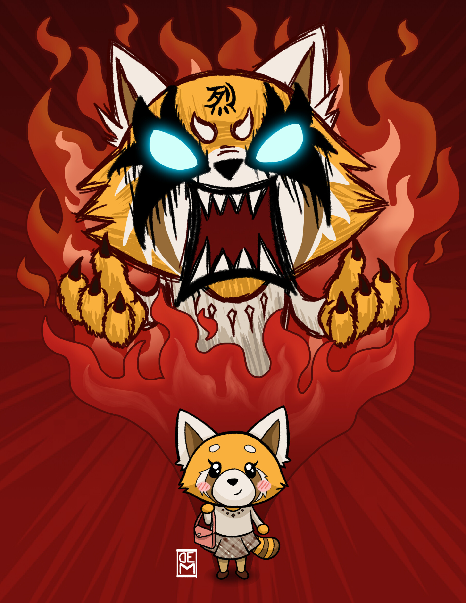 ArtStation - Retsuko - Fan art