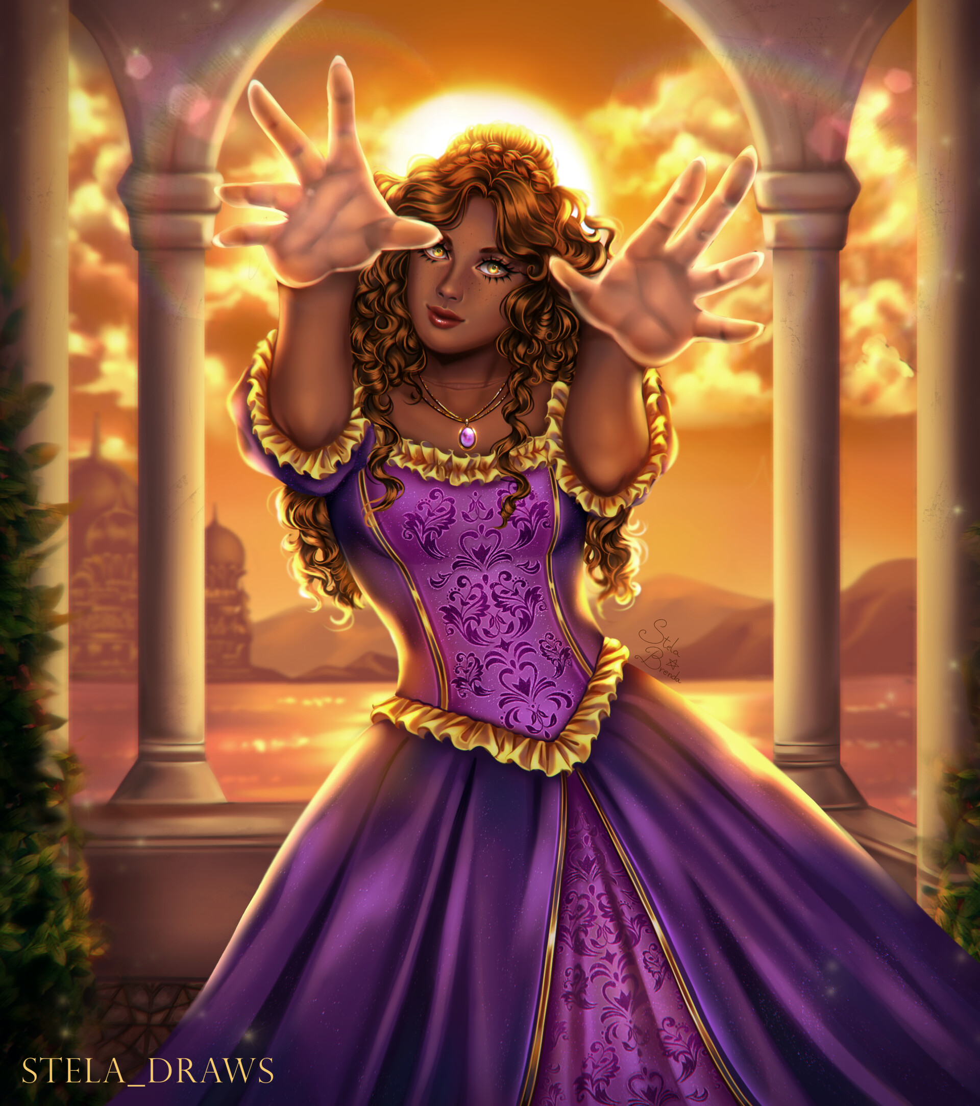 ArtStation - Yrene Towers from the book "Throne of Glass"