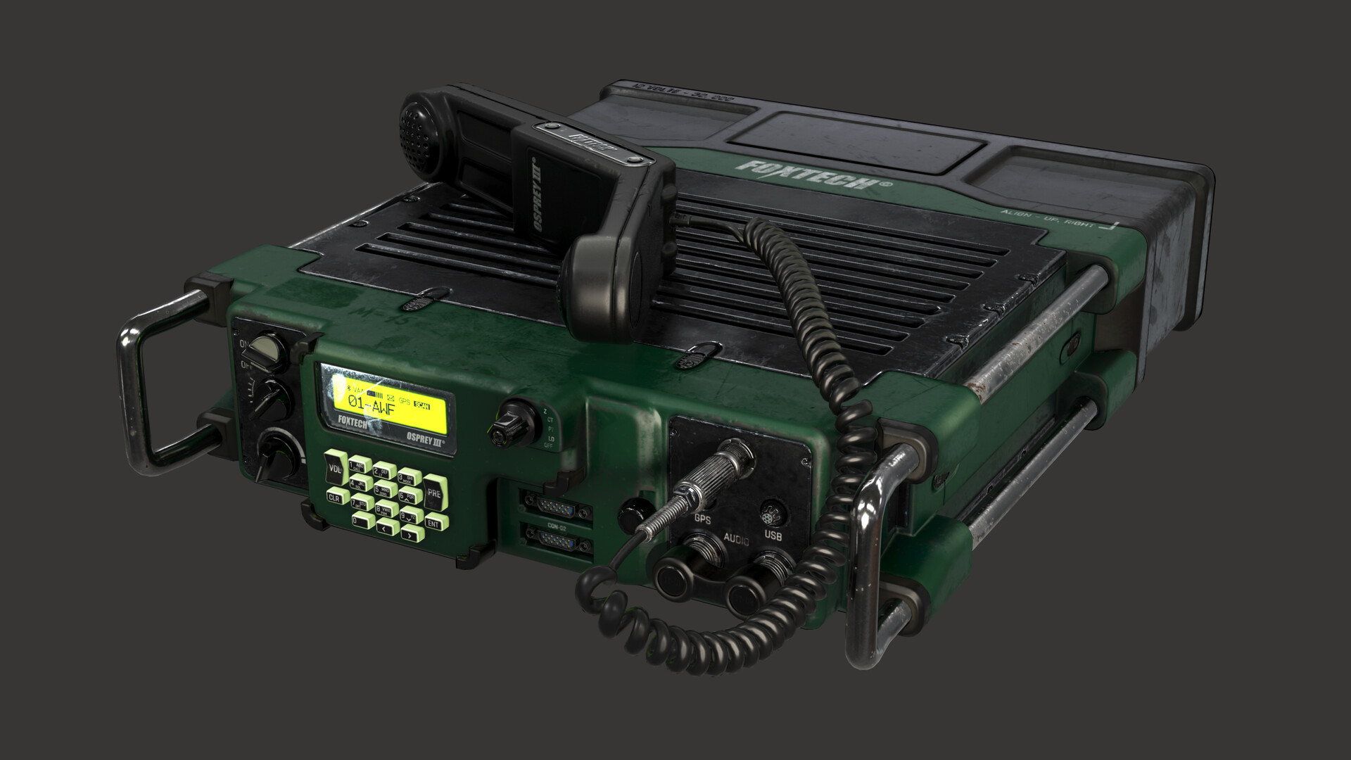 ArtStation - Military radio. 3D radio made by me according to Simon ...