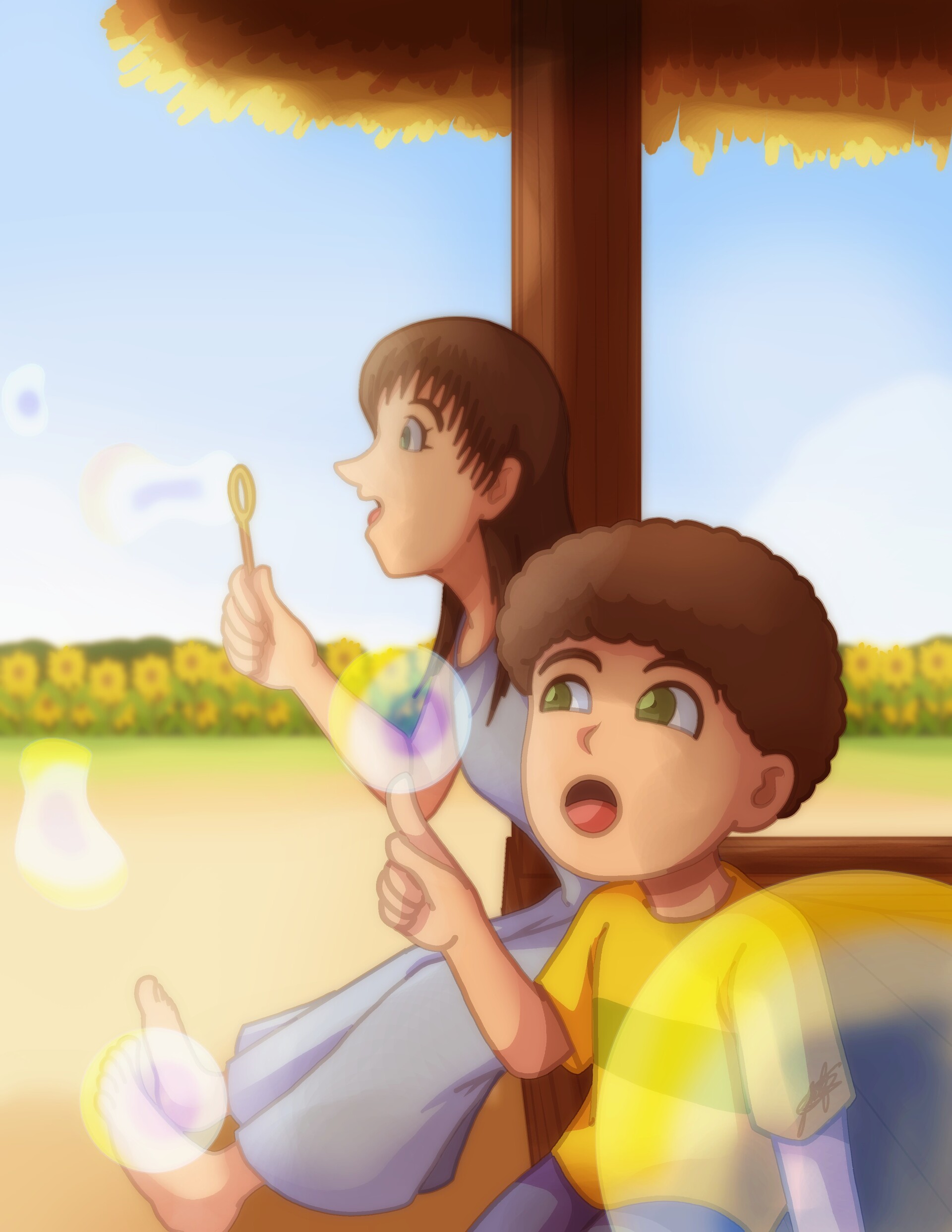 ArtStation - Summer Bubbles