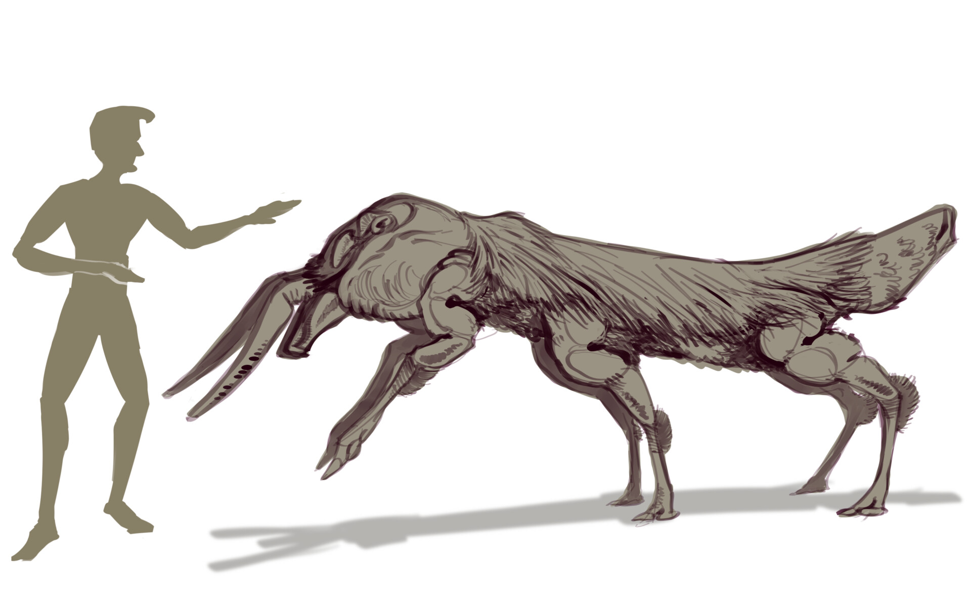 ArtStation - The Big Beast and other Sci-Fi Creatures