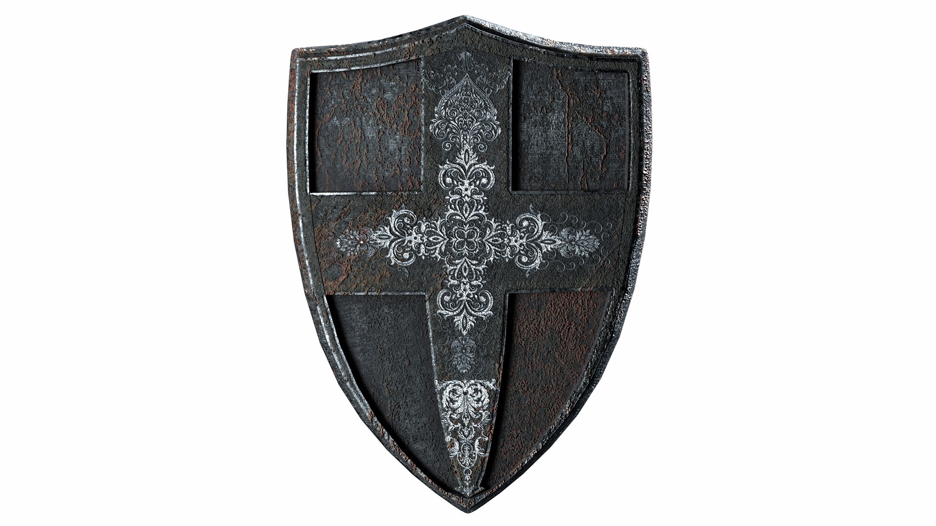 ArtStation - low poly Medival_Shield