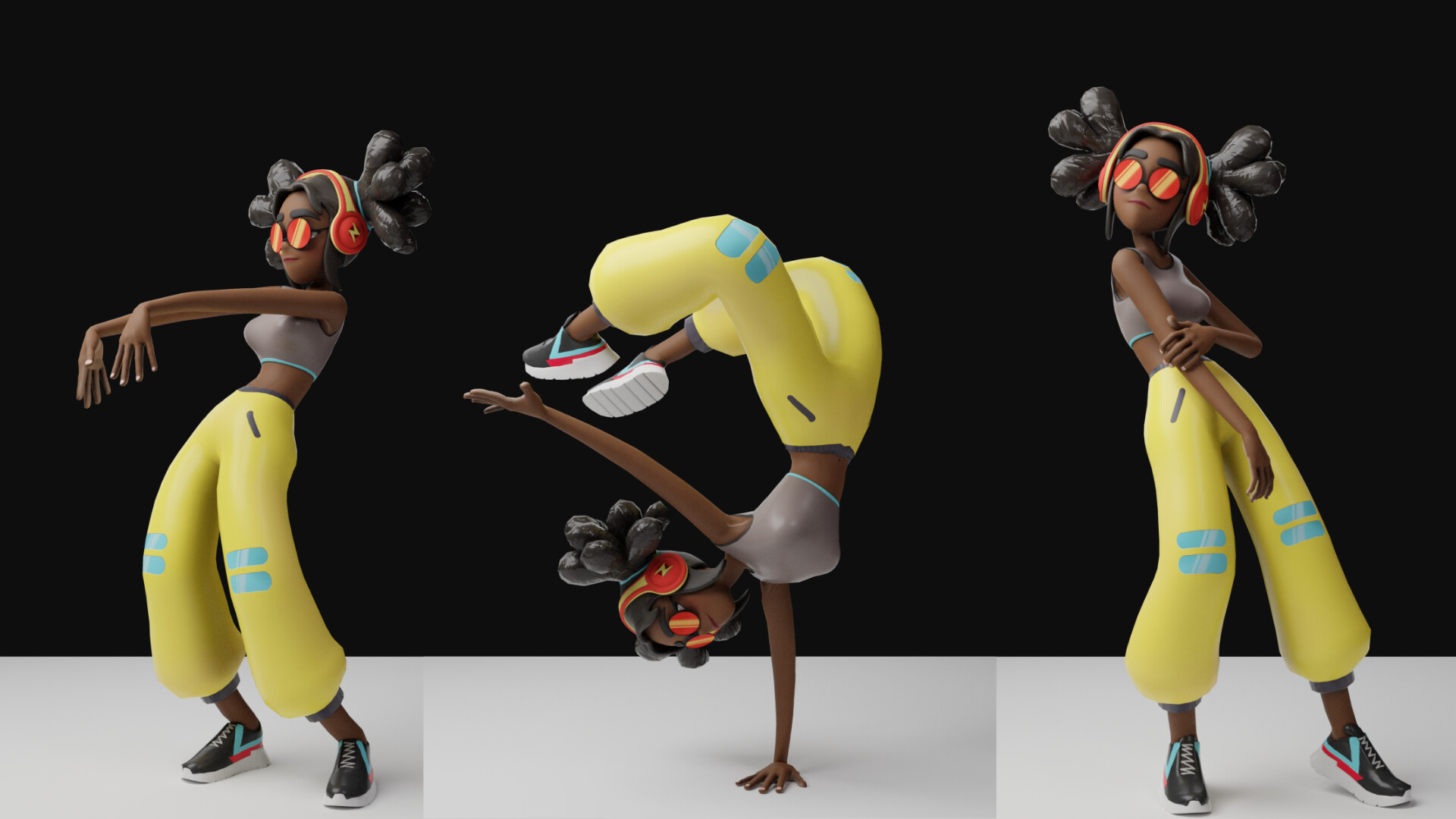 Maxim Lenchik - Mixamo Michelle rig for Blender