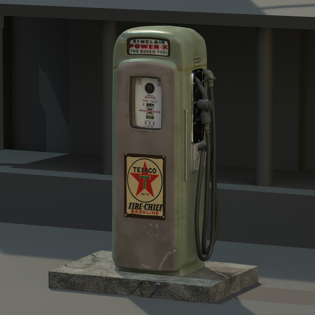 ArtStation - Gas Pump